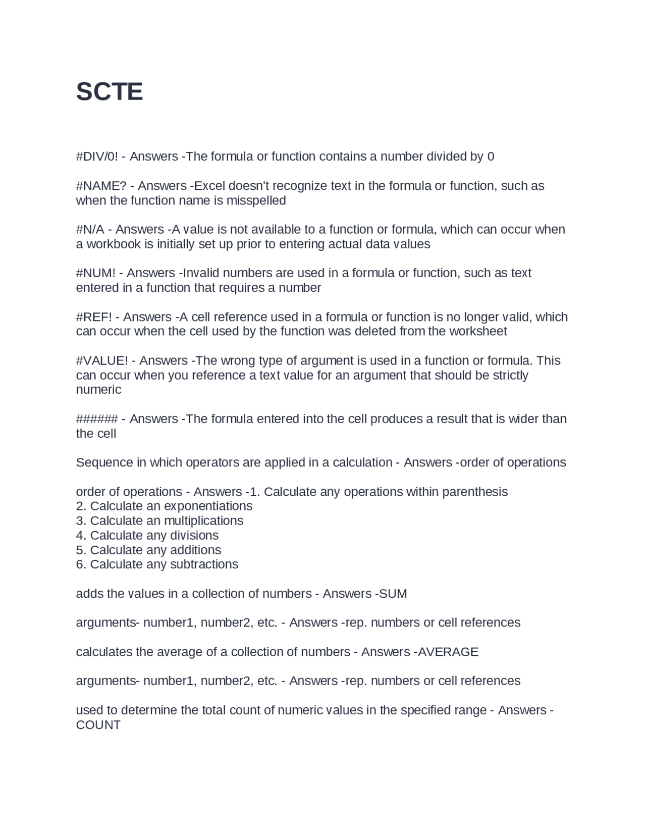 Excel Functions and Formulas: A Comprehensive Guide | Exams Business ...