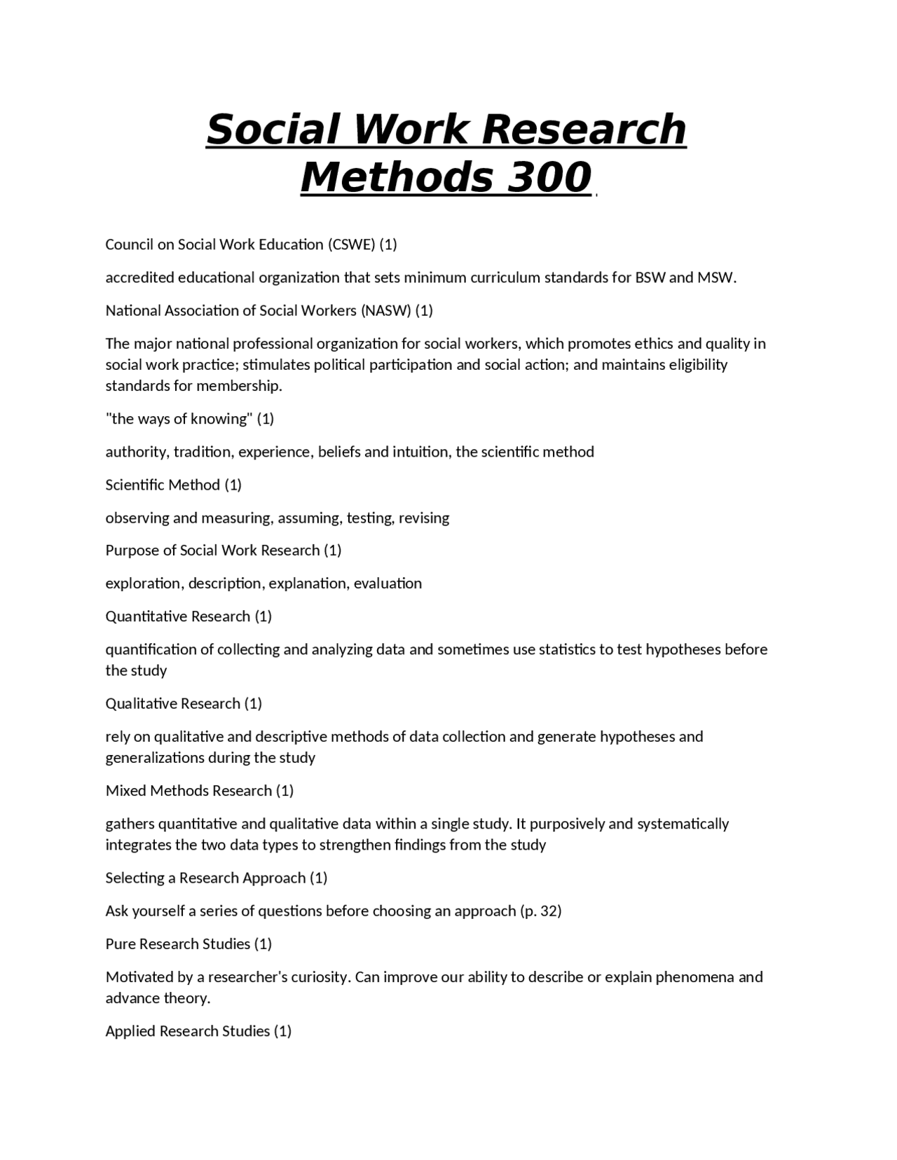 Social Work Research Methods: A Comprehensive Guide for Students ...