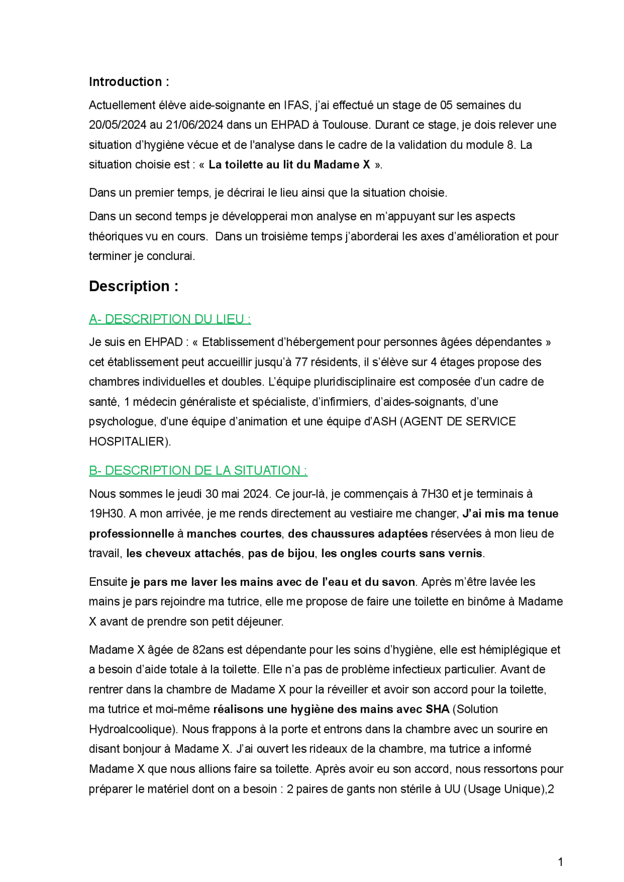 module 8 aide soignante | Guide, Projets, Recherche Sciences médico ...
