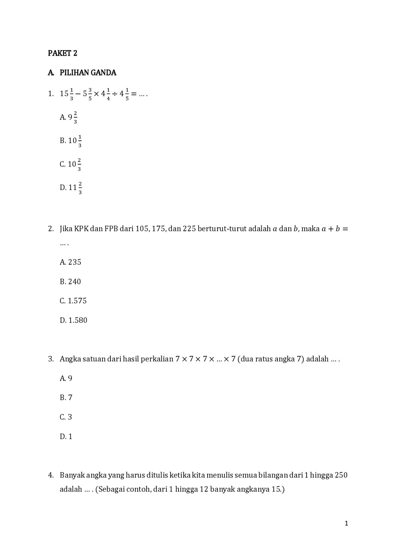 How to solve questions | Summaries Mathematics | Docsity