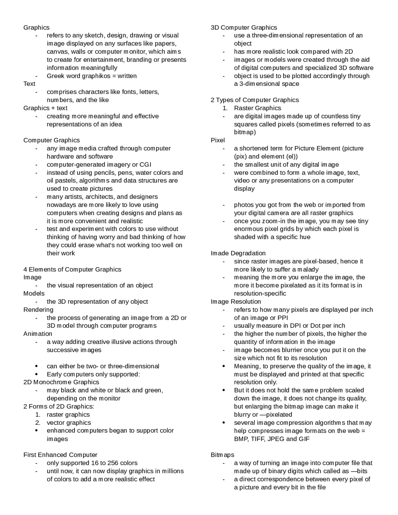 Information and Communications Technology | Study notes Information and ...