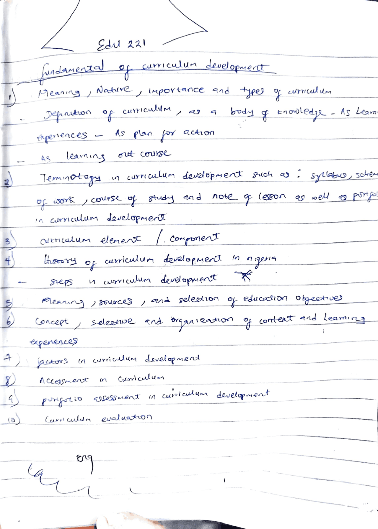Curriculum Development: A Brief Overview | Schemes and Mind Maps Advanced Education | Docsity