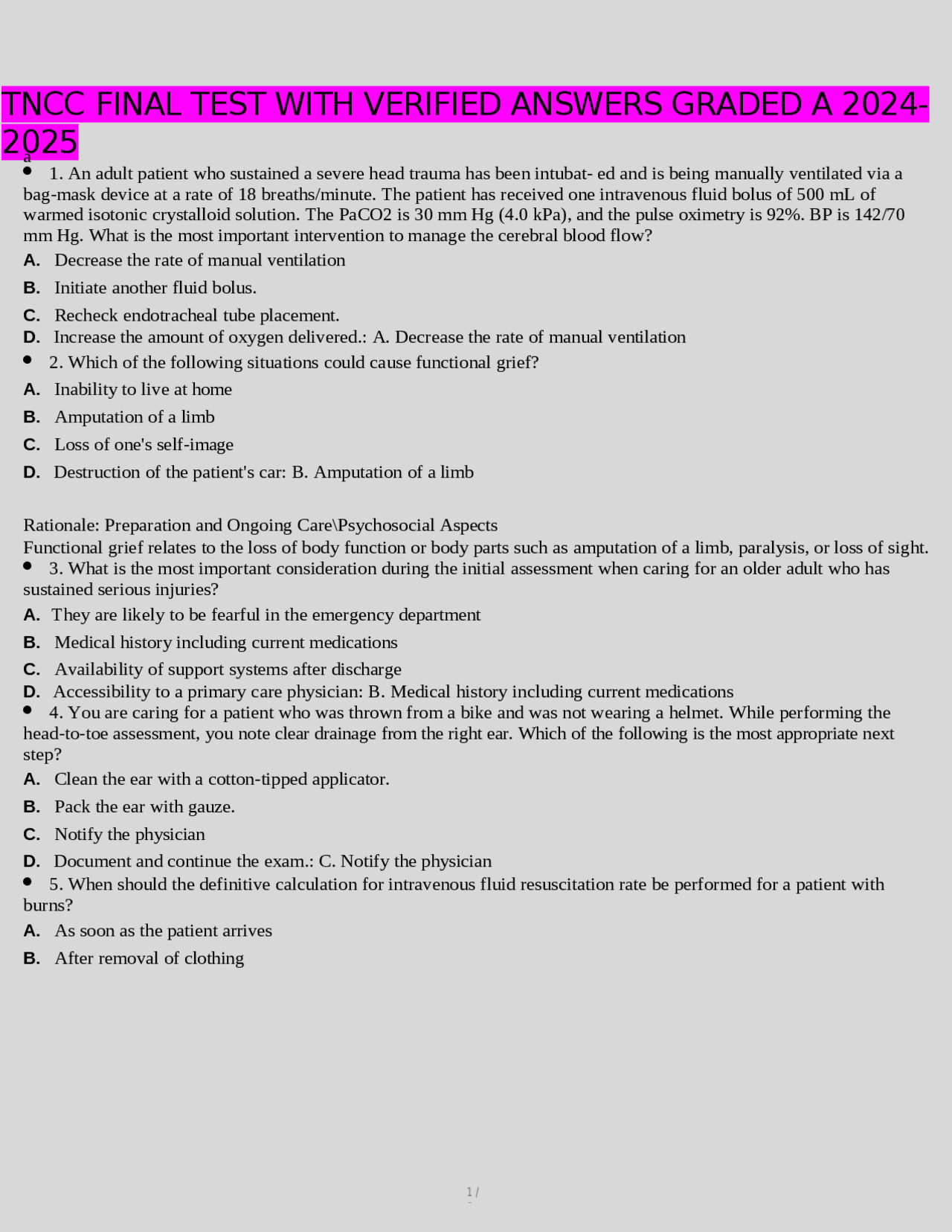 TNCC Final Test with Verified Answers: A Comprehensive Review for 2024 ...