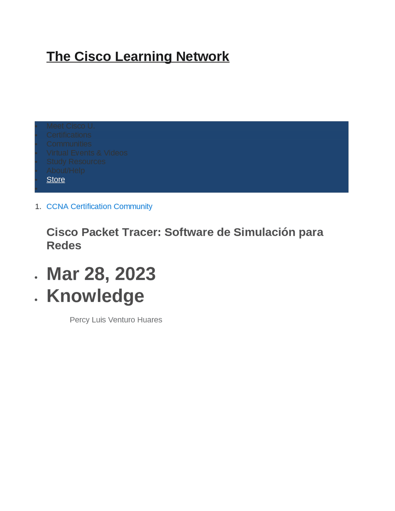 The Cisco Learning Network | Study notes Systematics | Docsity