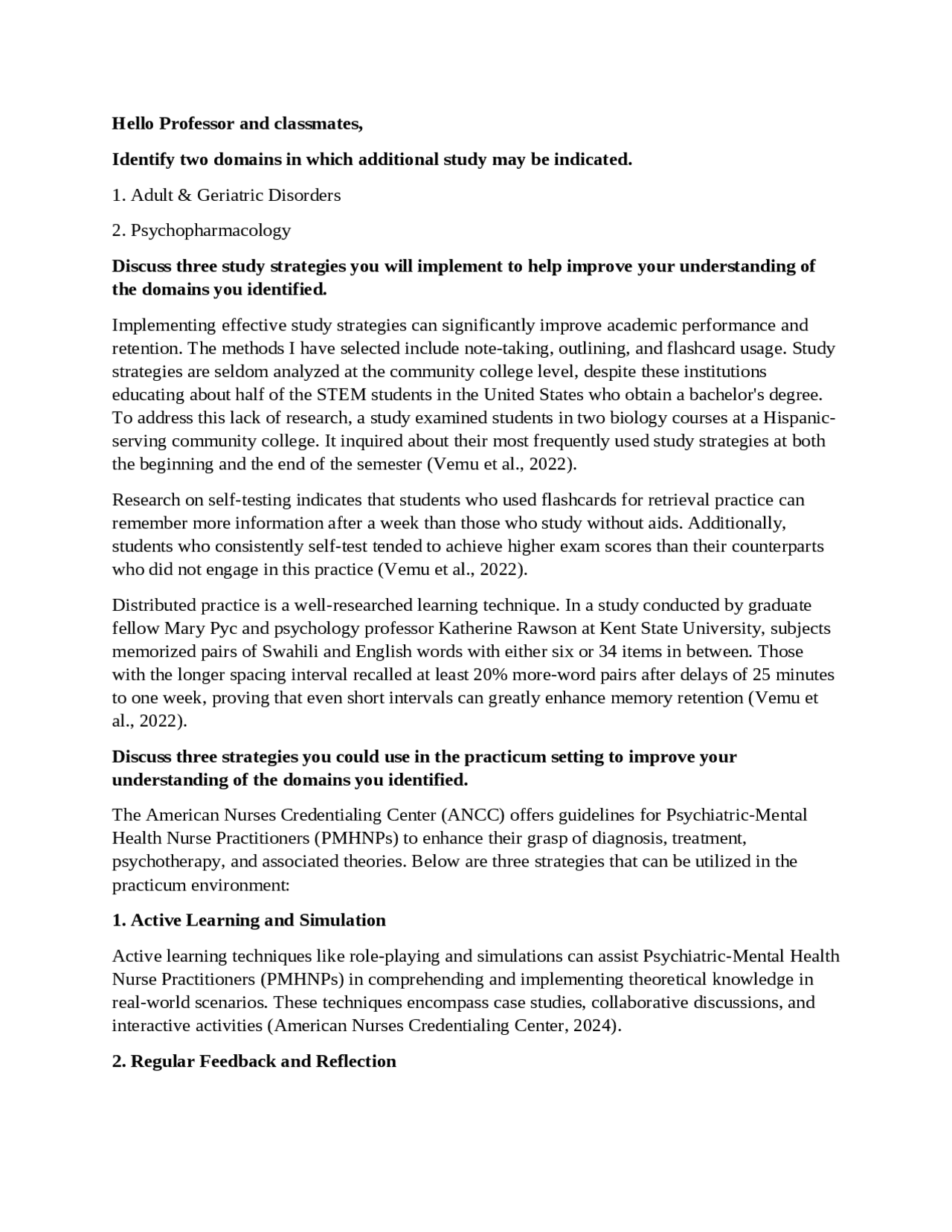 NR 607 Week 7 Collaboration Café | Assignments Nursing | Docsity