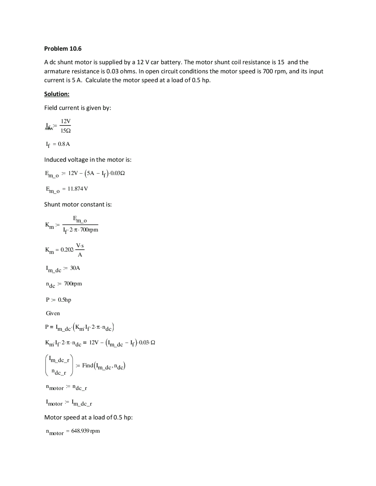 HW 6 solution , teacher solution | Assignments Electrical Engineering | Docsity