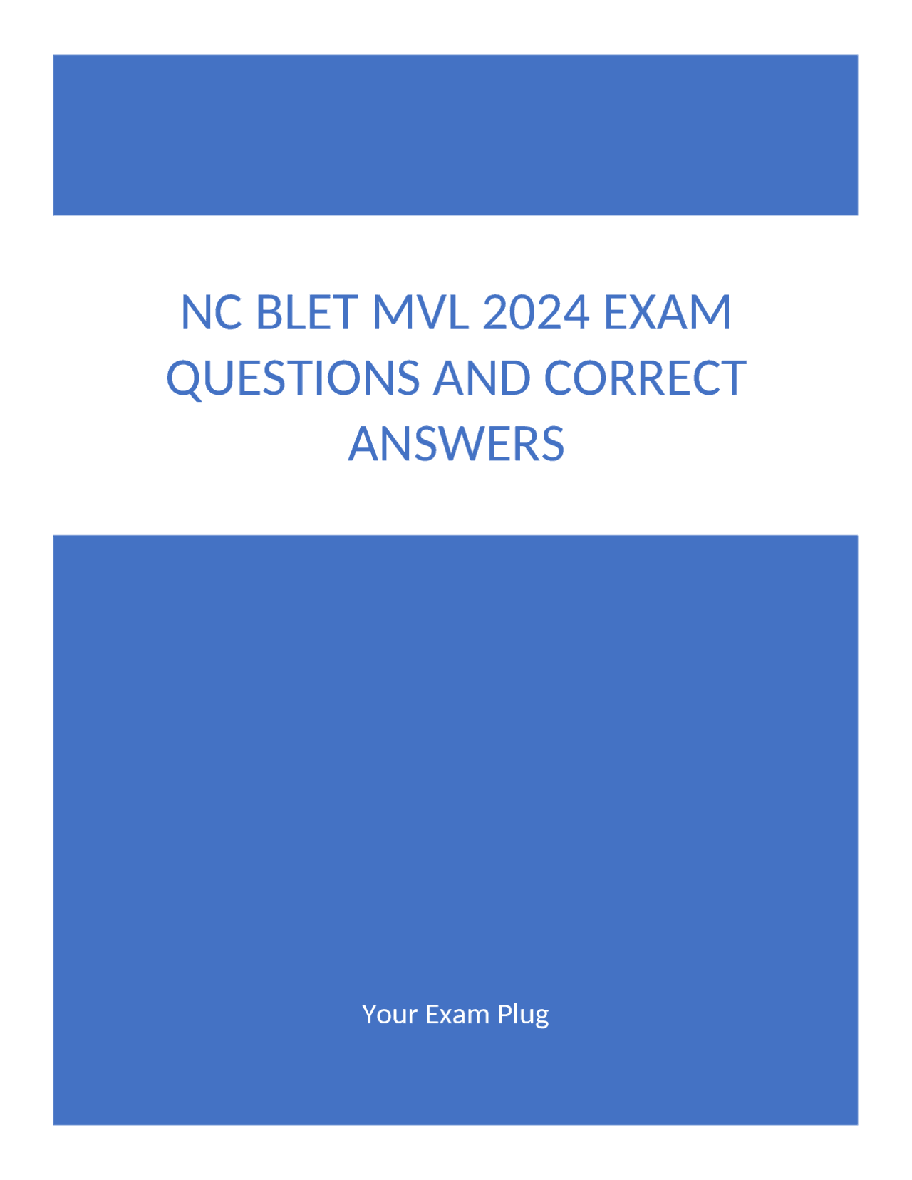 NC BLET MVL 2024 Exam: Comprehensive Guide to North Carolina Motor ...