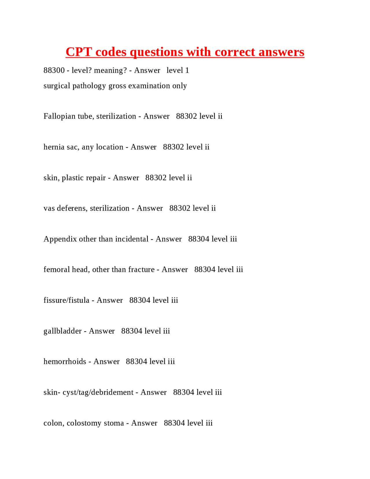 CPT Codes: A Guide to Understanding and Applying CPT Codes | Exams ...