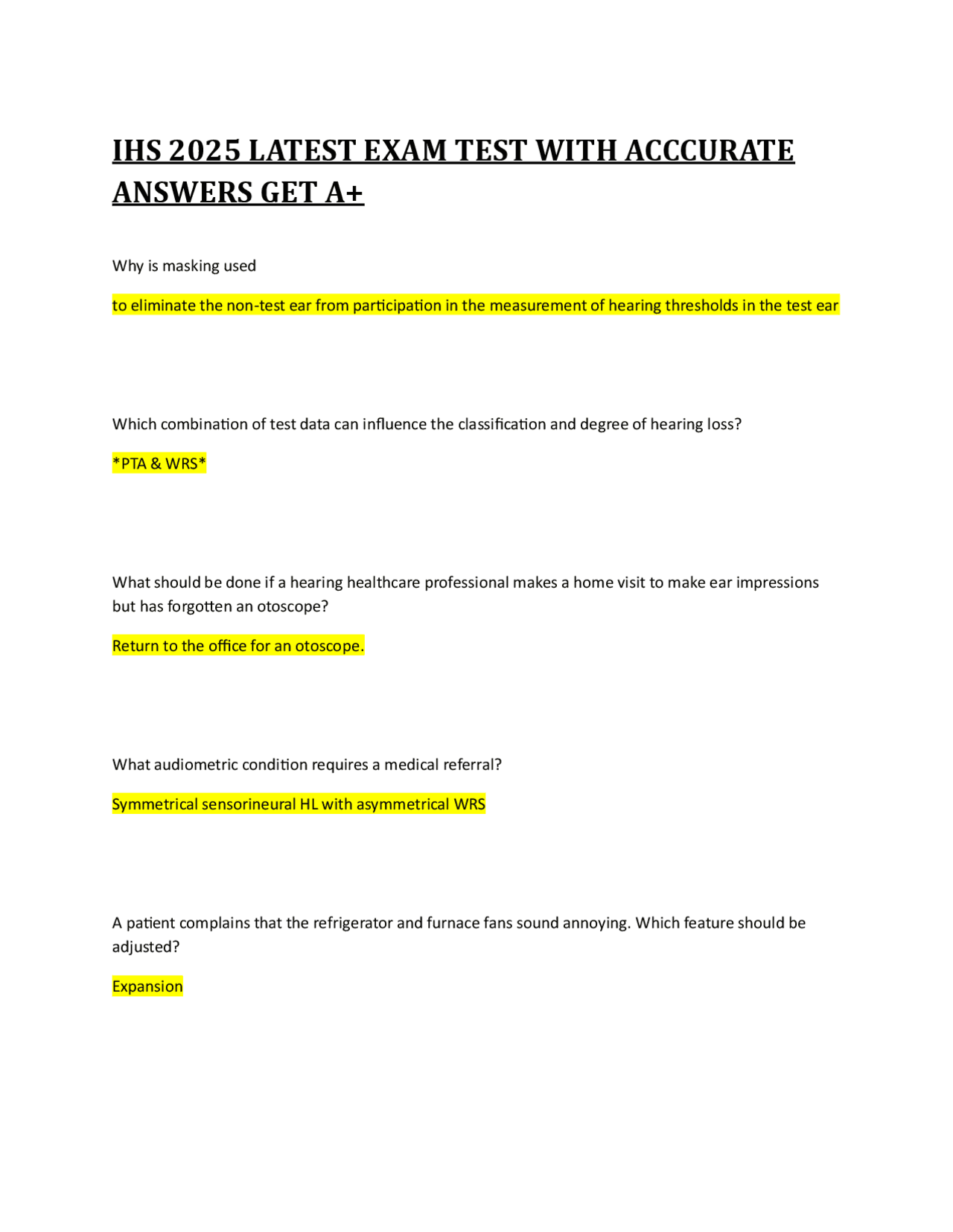 Hearing Aid Exam Questions and Answers: A Comprehensive Guide for ...