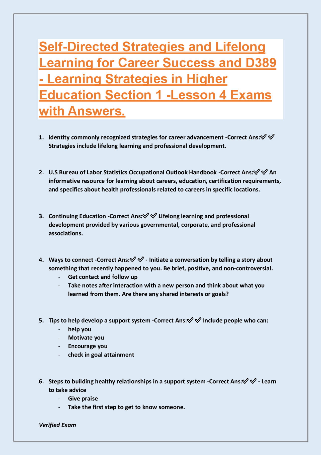 Self-Directed Strategies and Lifelong Learning for Career Success and ...