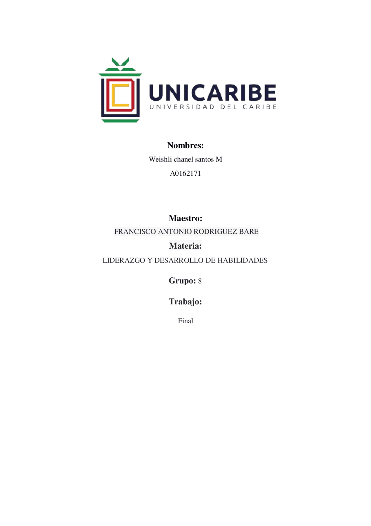 este Documento es de unicaribe | Cheat Sheet Ways of warfare | Docsity