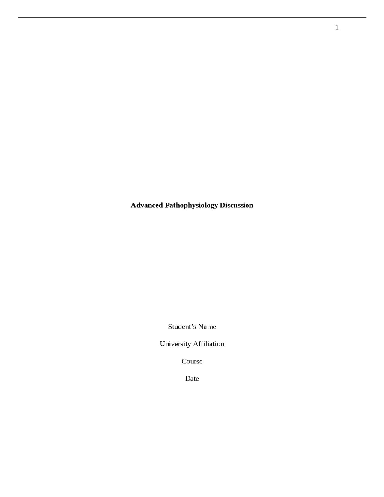 Advanced Pathophysiology Case Studies: Hypothyroidism and Blood Glucose Regulation | Assignments ...