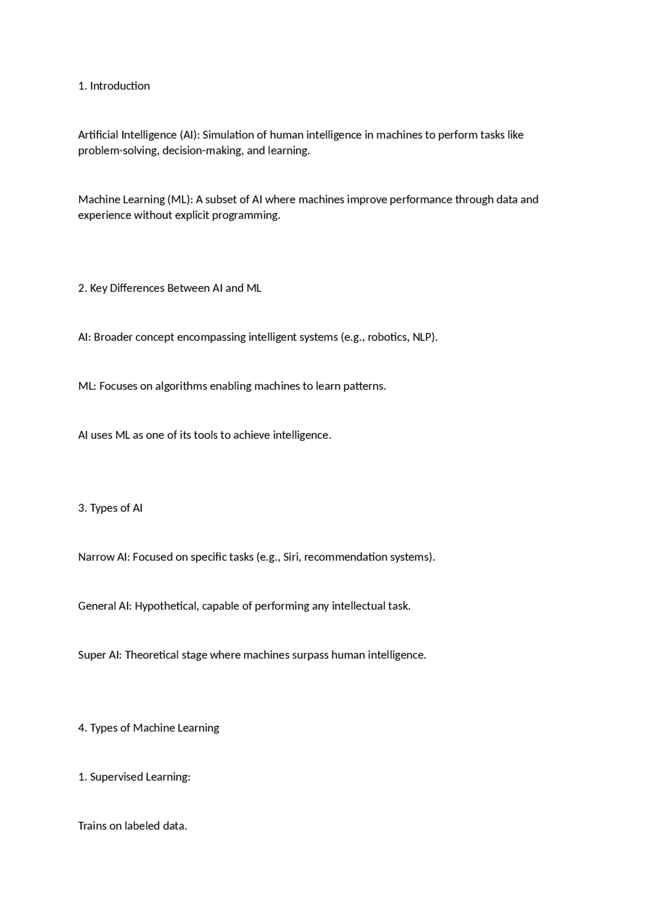 Artificial Intelligence | Summaries Computer science | Docsity