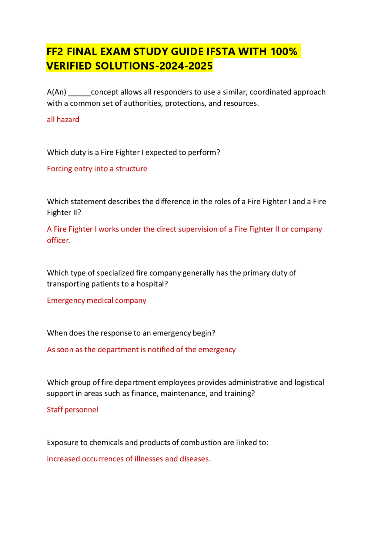 Firefighter Training: Essential Knowledge and Skills | Study Guides ...