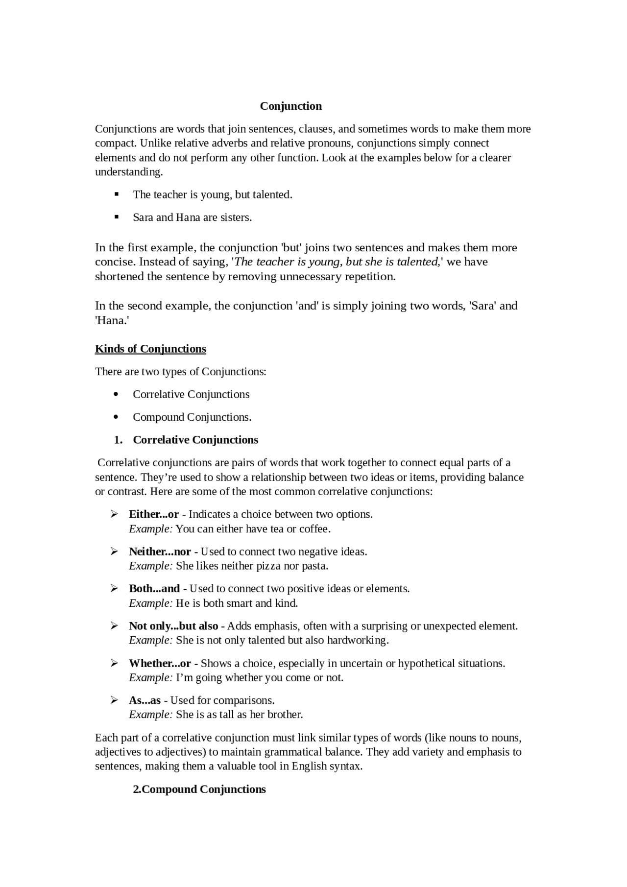 Conjunctions, Interjections, and Determiners: A Guide to Connecting ...