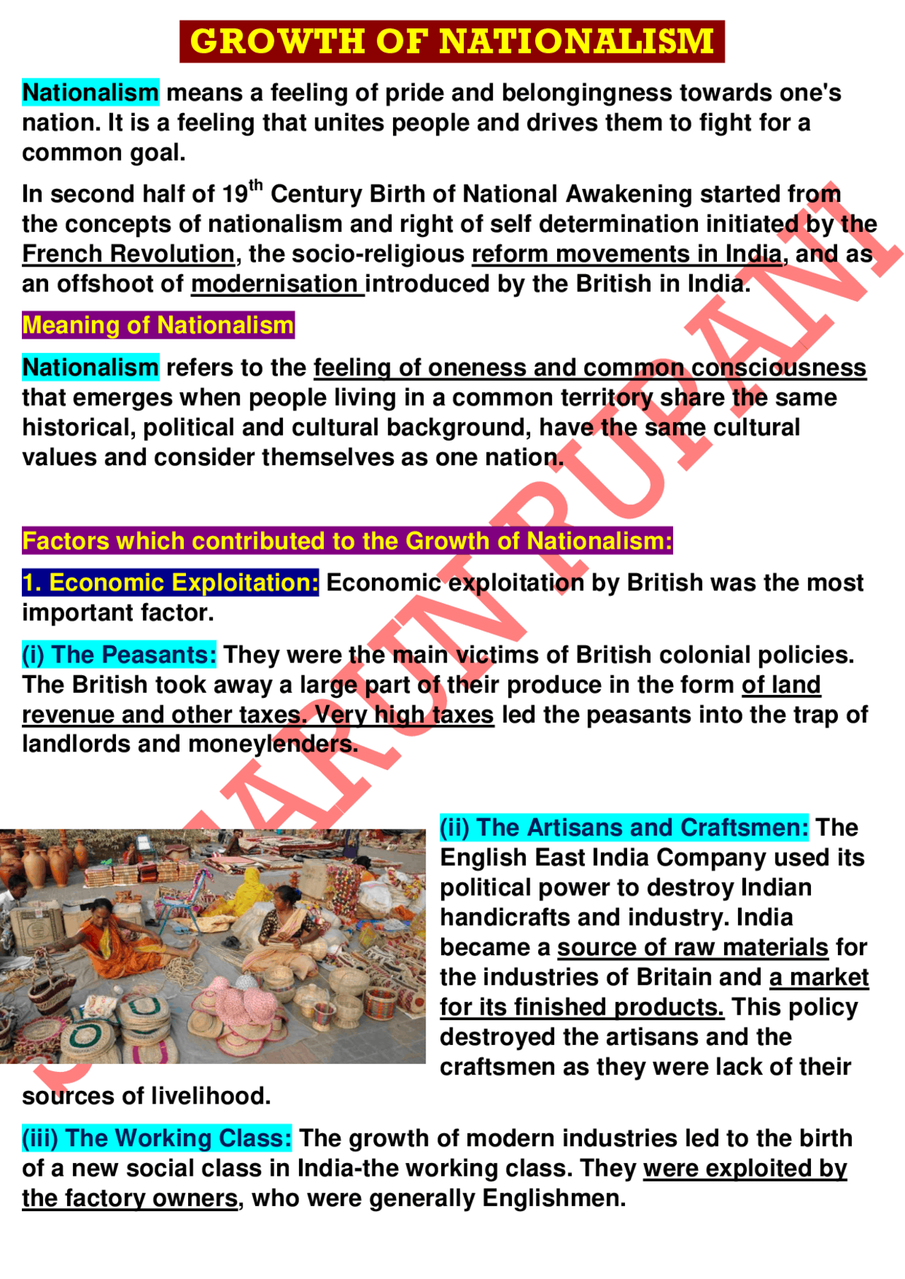 History ICSE 10th class , chapter 2 , Growth of Nationalism | Lecture ...