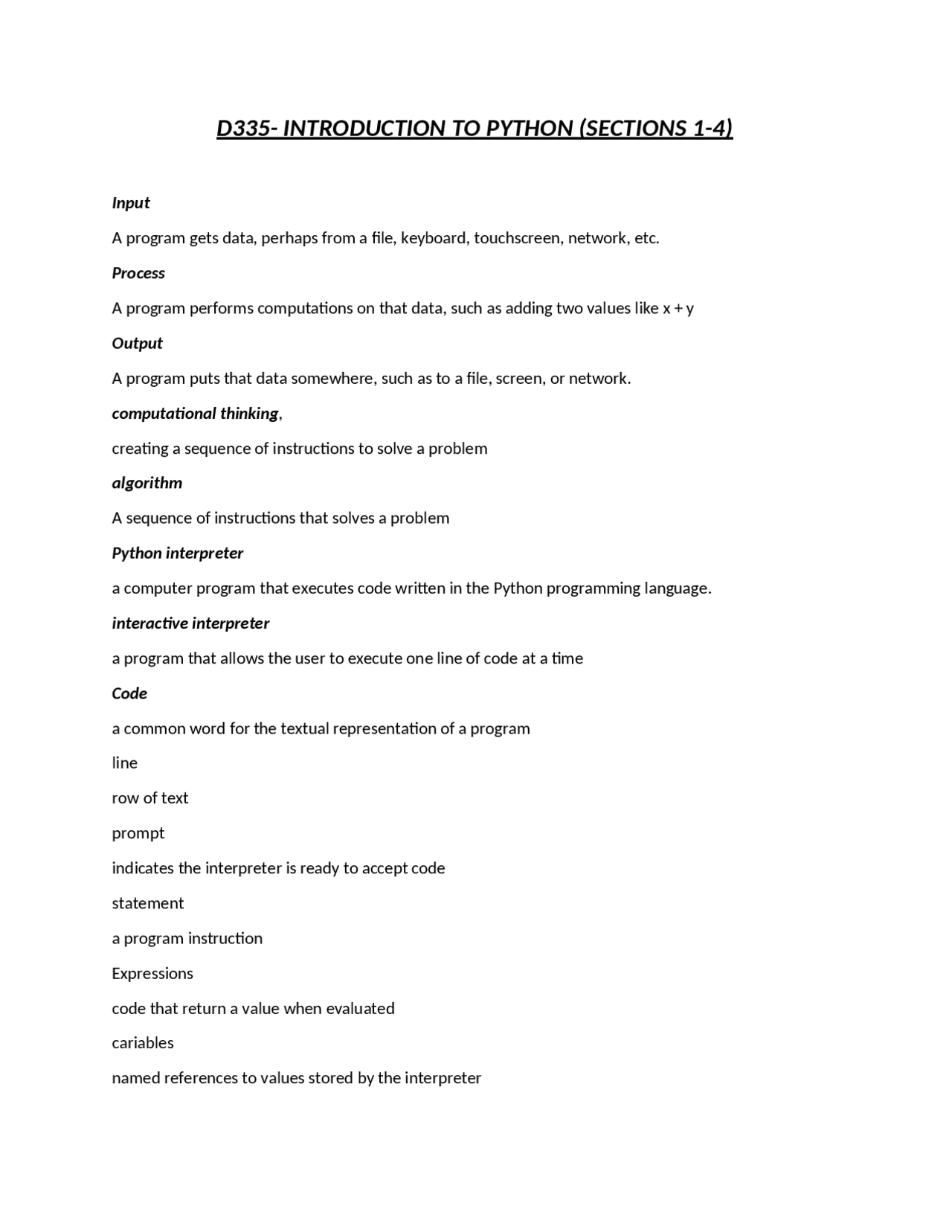 Introduction to Python Programming: Concepts, Syntax, and Functions ...