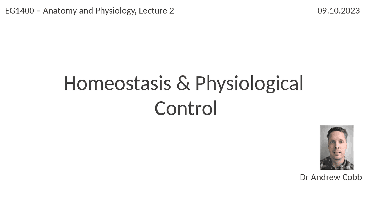 Homeostasis & Physiological Control: A Comprehensive Overview | Exams ...
