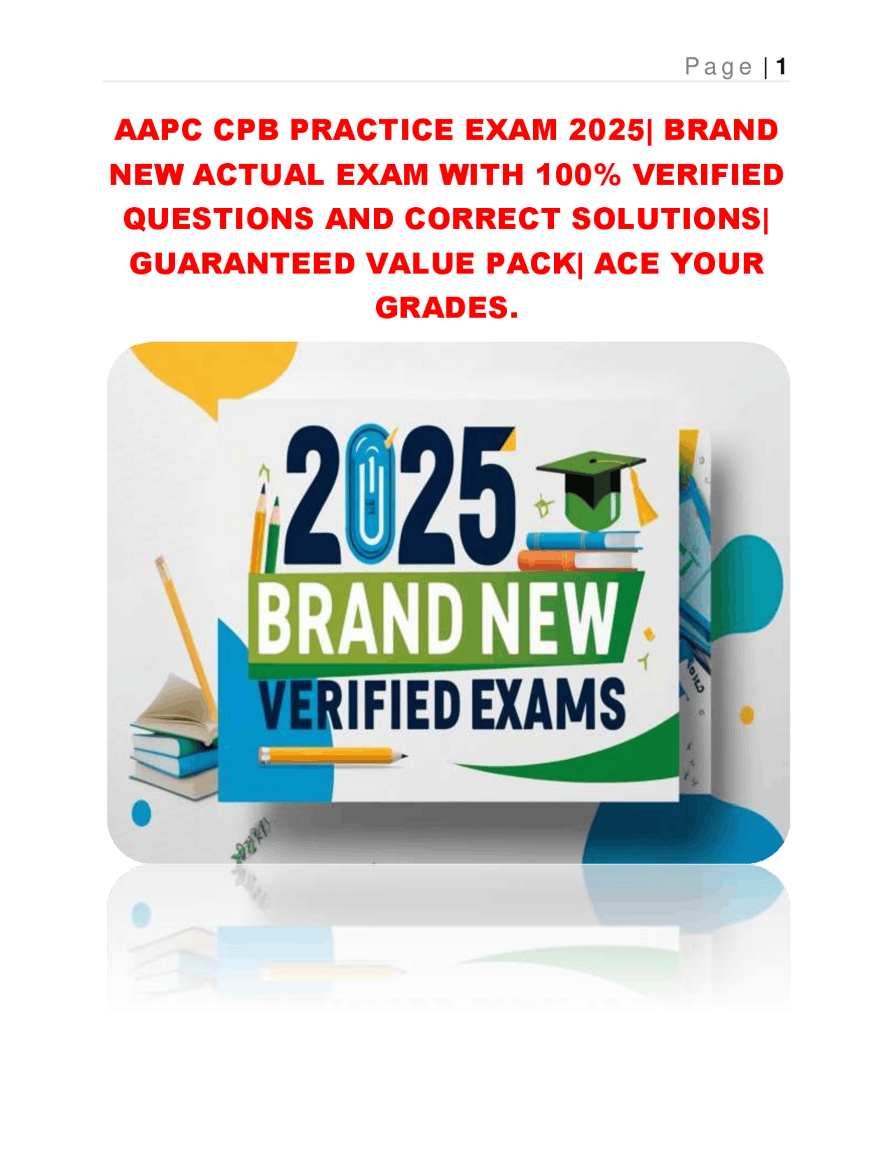 AAPC CPB PRACTICE EXAM 2025| BRAND NEW ACTUAL EXAM. | Exams Nursing ...