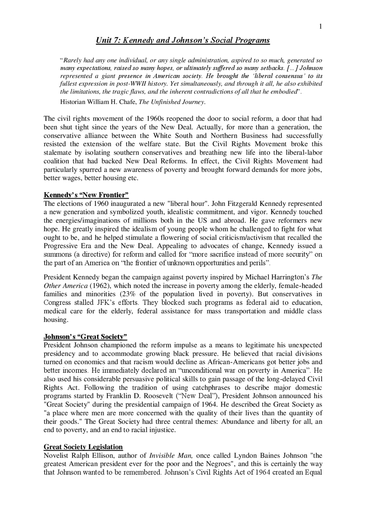 us history Chapter 7 | Schemes and Mind Maps History | Docsity