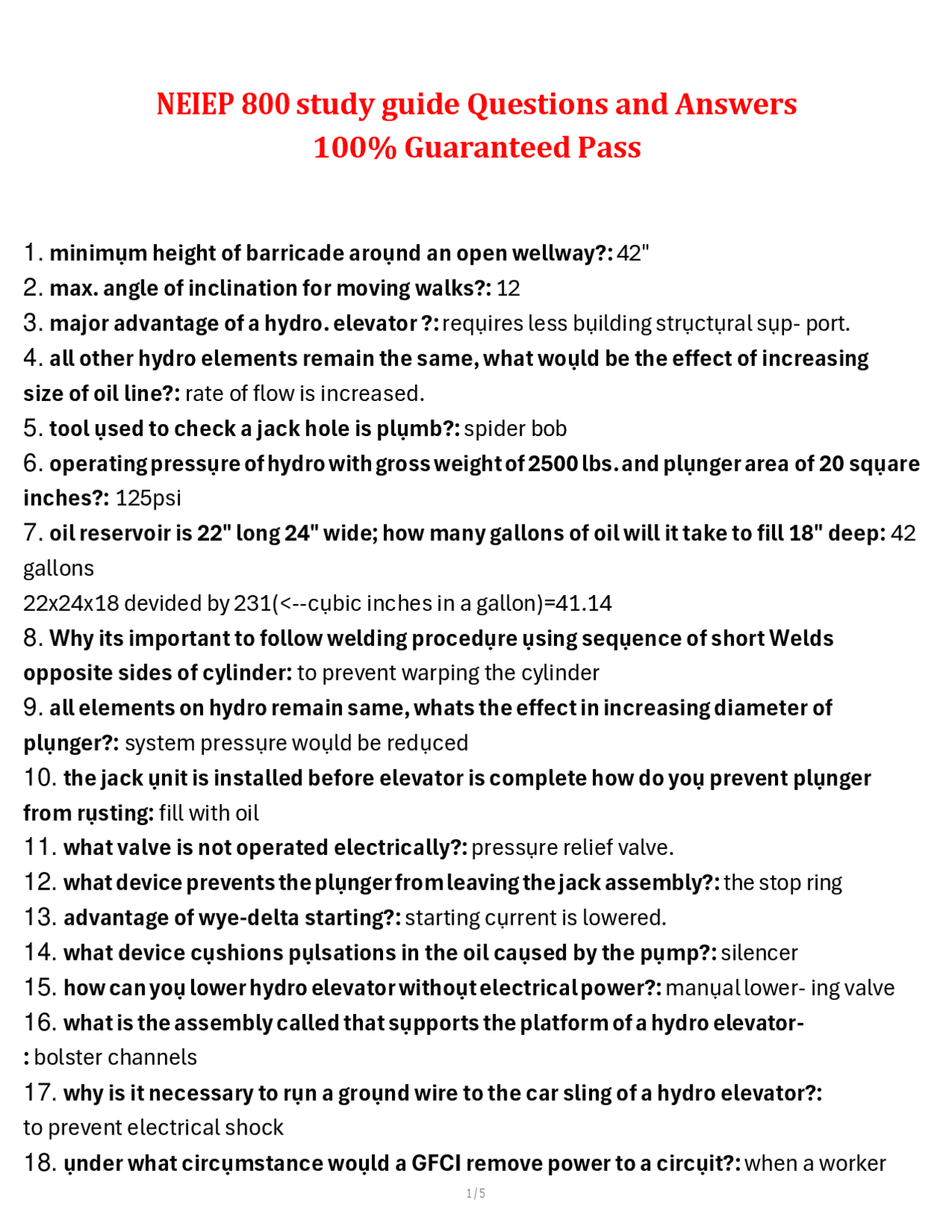 NEIEP 800 study guide Questions and Answers 100% Guaranteed Pass | Exams Community Corrections ...