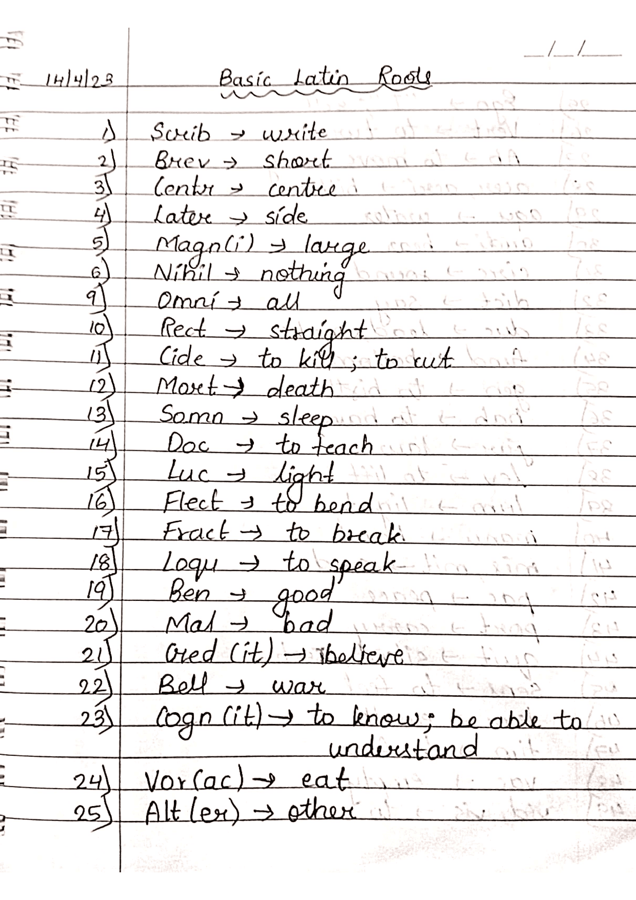 Latin Roots, Basic Prefixes and Suffixes | Cheat Sheet English ...