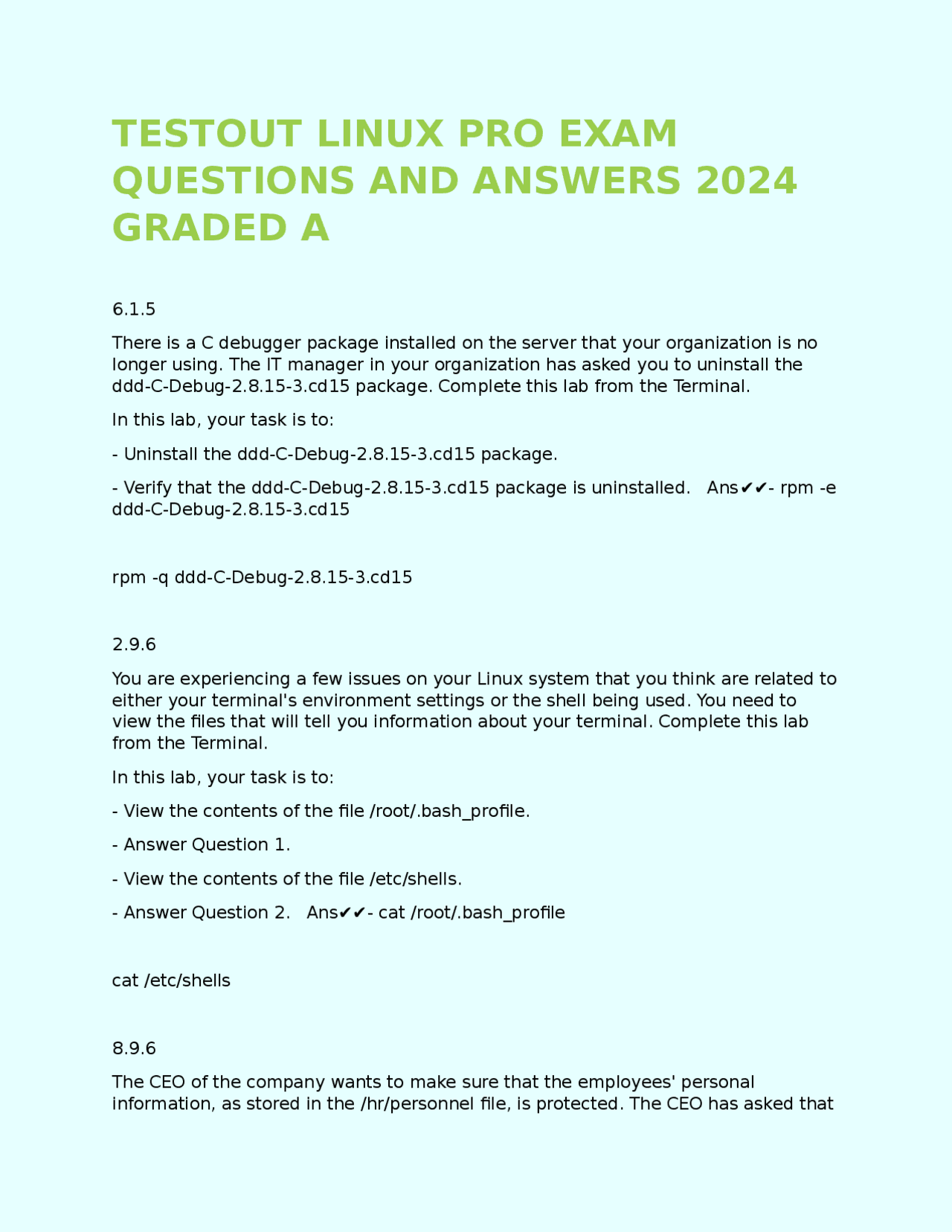 Linux Pro Exam Questions and Answers: A Comprehensive Guide to Linux ...