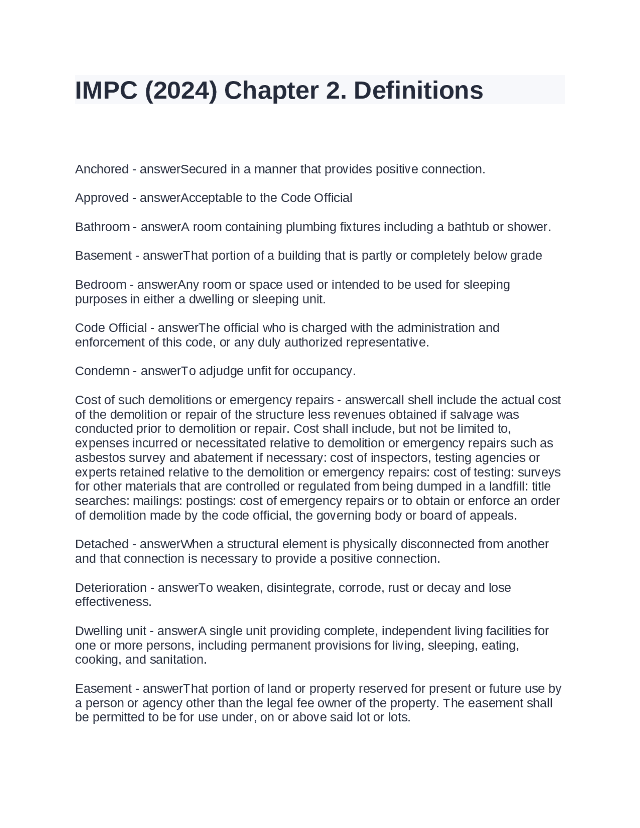 Building Code Definitions: A Glossary of Terms for Construction and ...