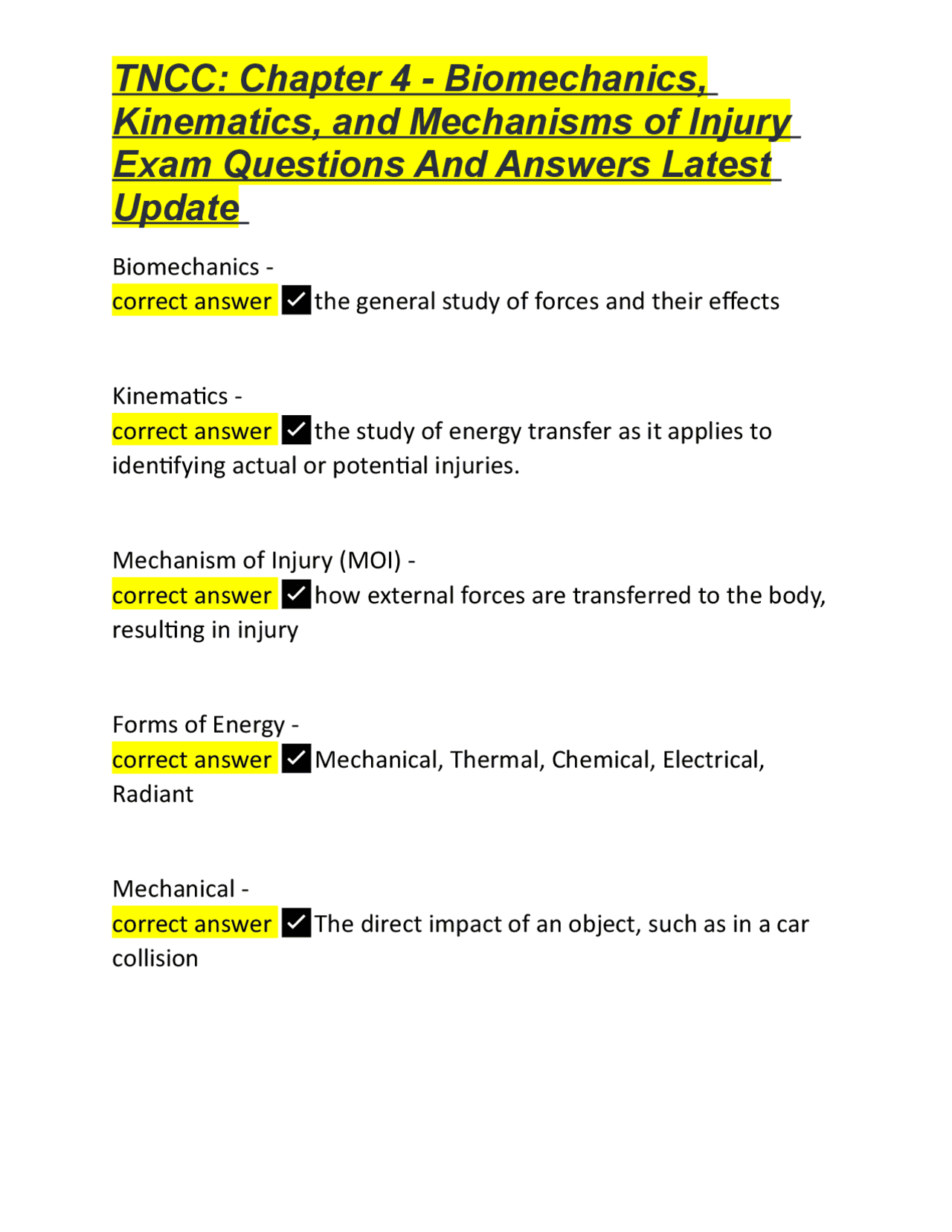 TNCC Chapter 4 - Biomechanics, Kinematics, and Mechanisms of Injury ...