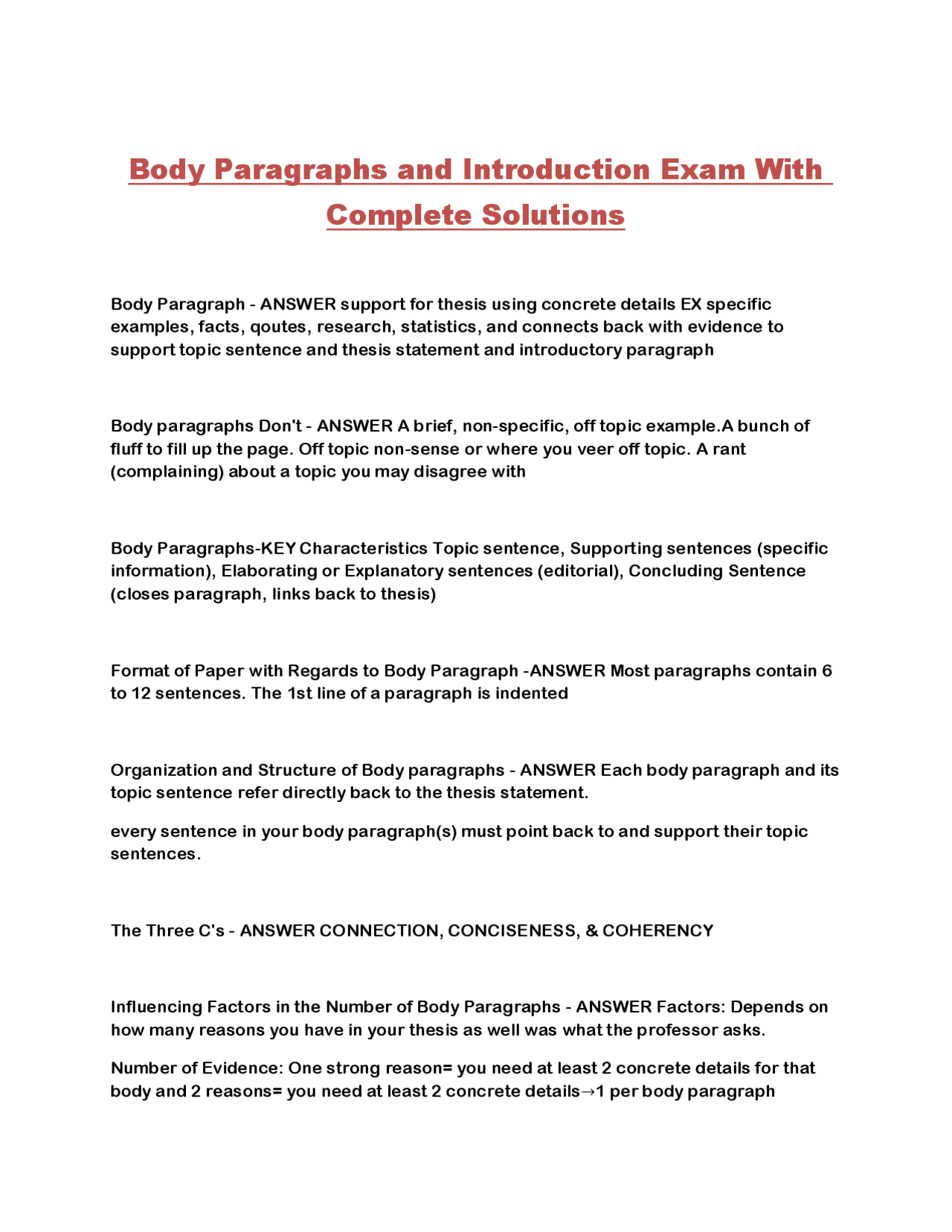 Body Paragraphs and Introduction: Essay Writing Guide with Examples ...