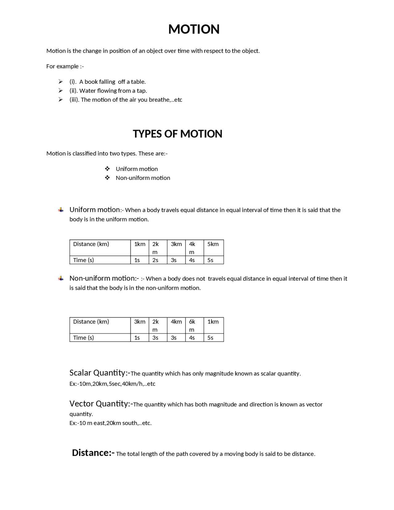 Class 9 physics Motion ch-1 mind map summary | Schemes and Mind Maps Physics | Docsity
