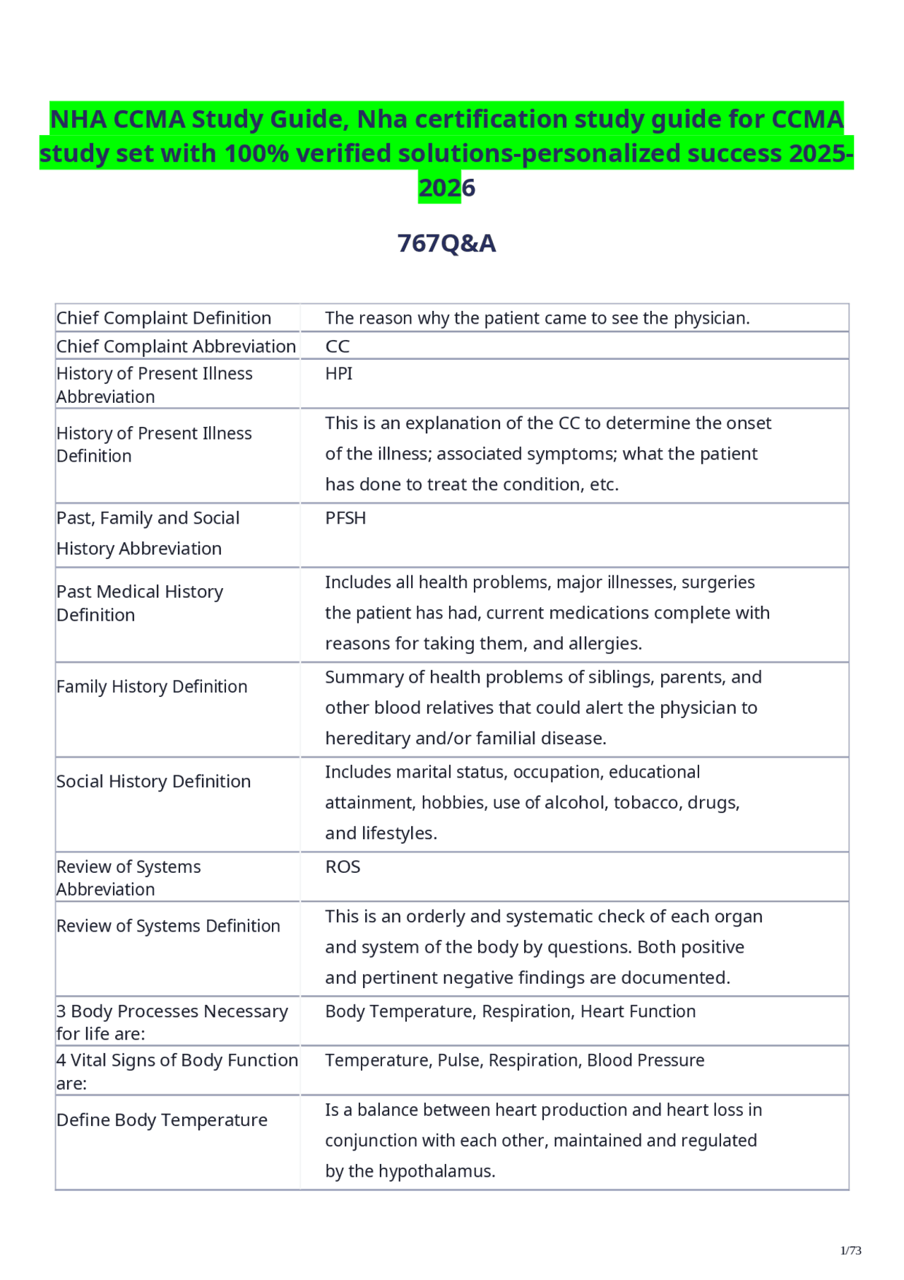 NHA CCMA Study Guide, Nha certification study guide for CCMA study set ...