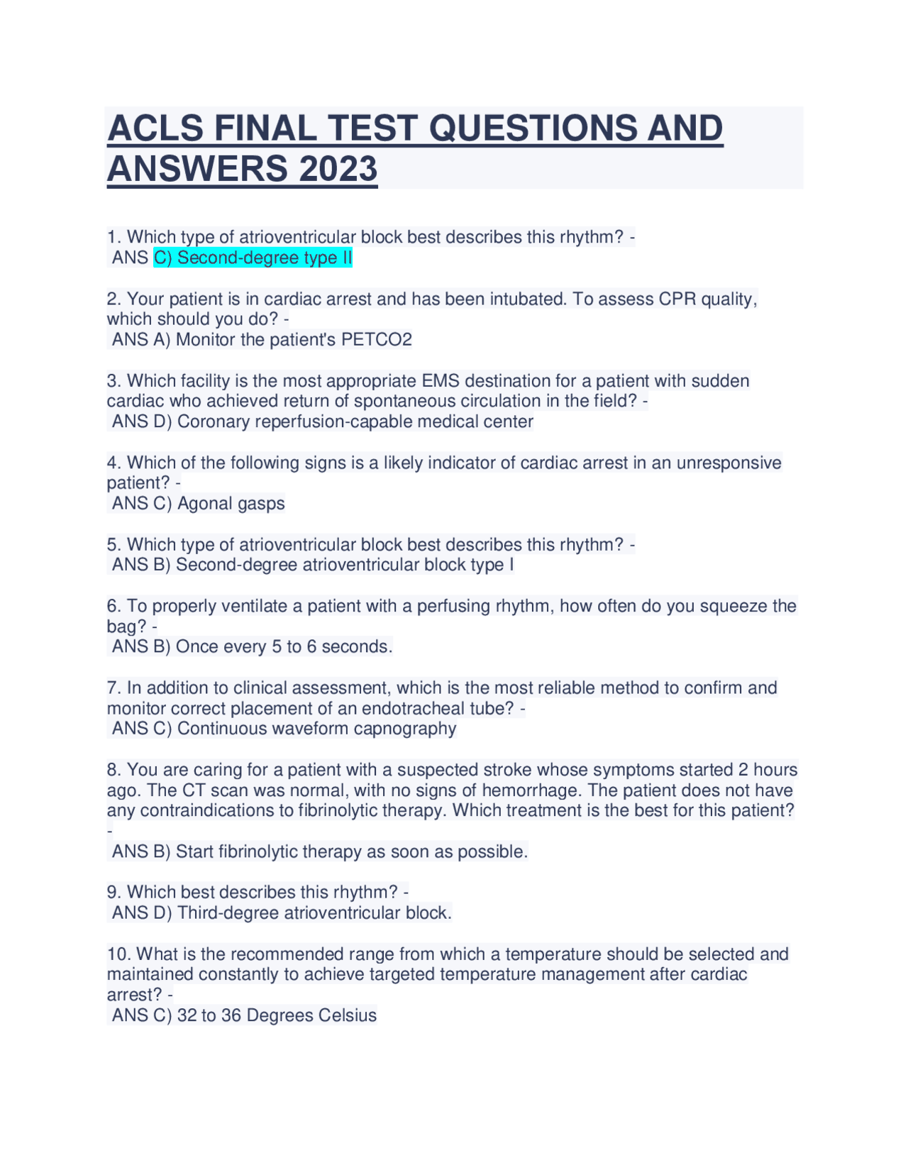 ABCTE PTK Exam Study Guide (1).pdf | Exams Nursing | Docsity