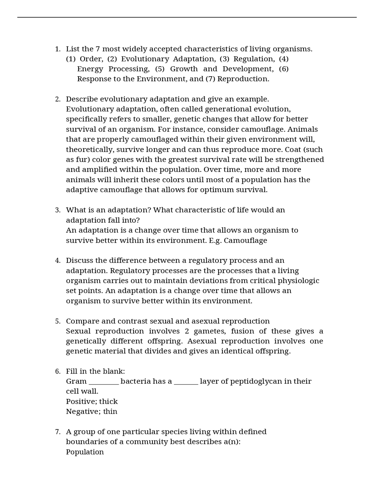 BIOD 101 Exam Module 3 exam (Portage learning) | Exams Biology | Docsity