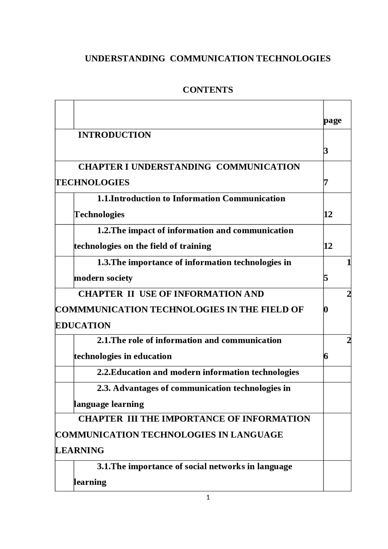 UNDERSTANDING COMMUNICATION TECHNOLOGIES | Study Guides, Projects ...
