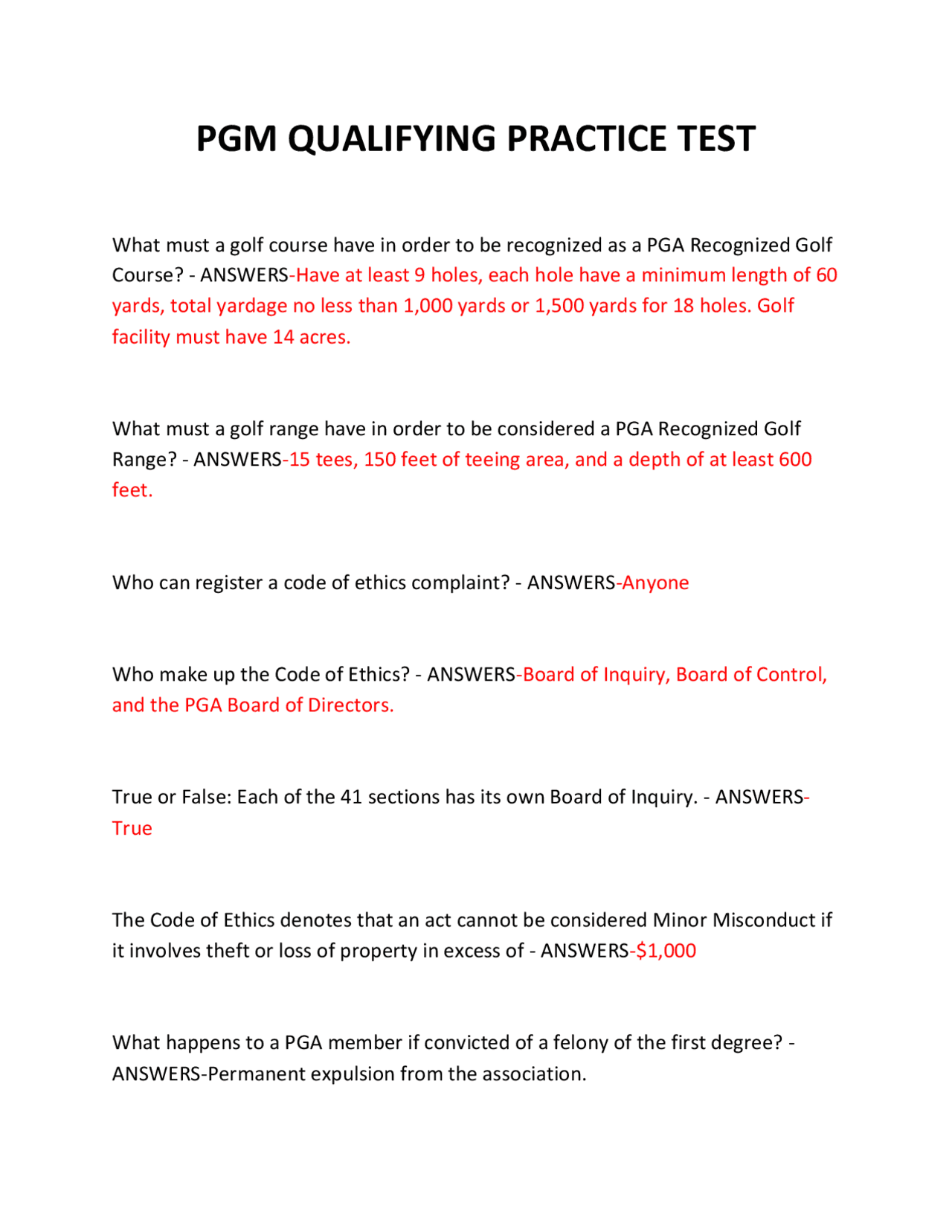 PGA PGM Program: A Comprehensive Guide to Becoming a Golf Professional ...