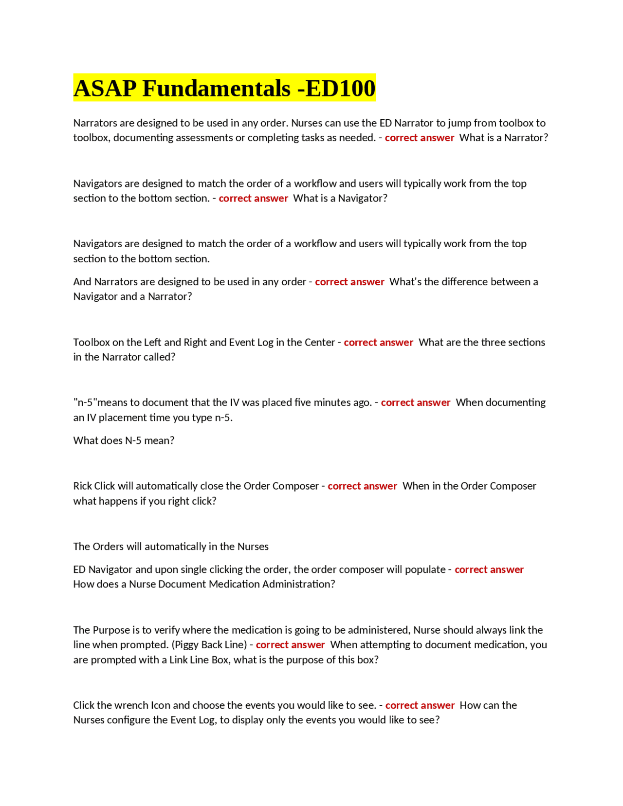 ASAP Fundamentals - ED100: A Guide to Navigators and Narrators in Epic ...