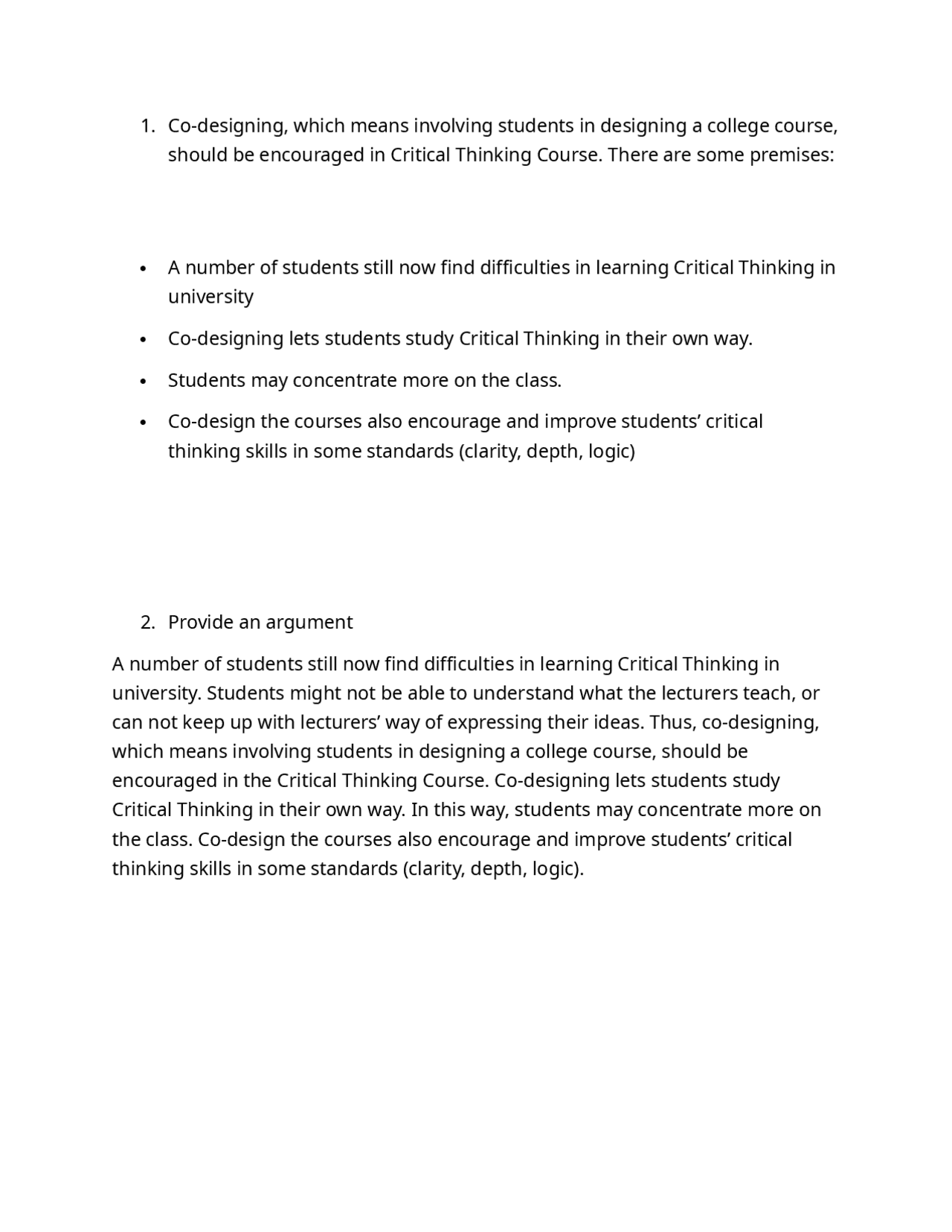 Co-designing courses for lecture management | Exercises Business ...