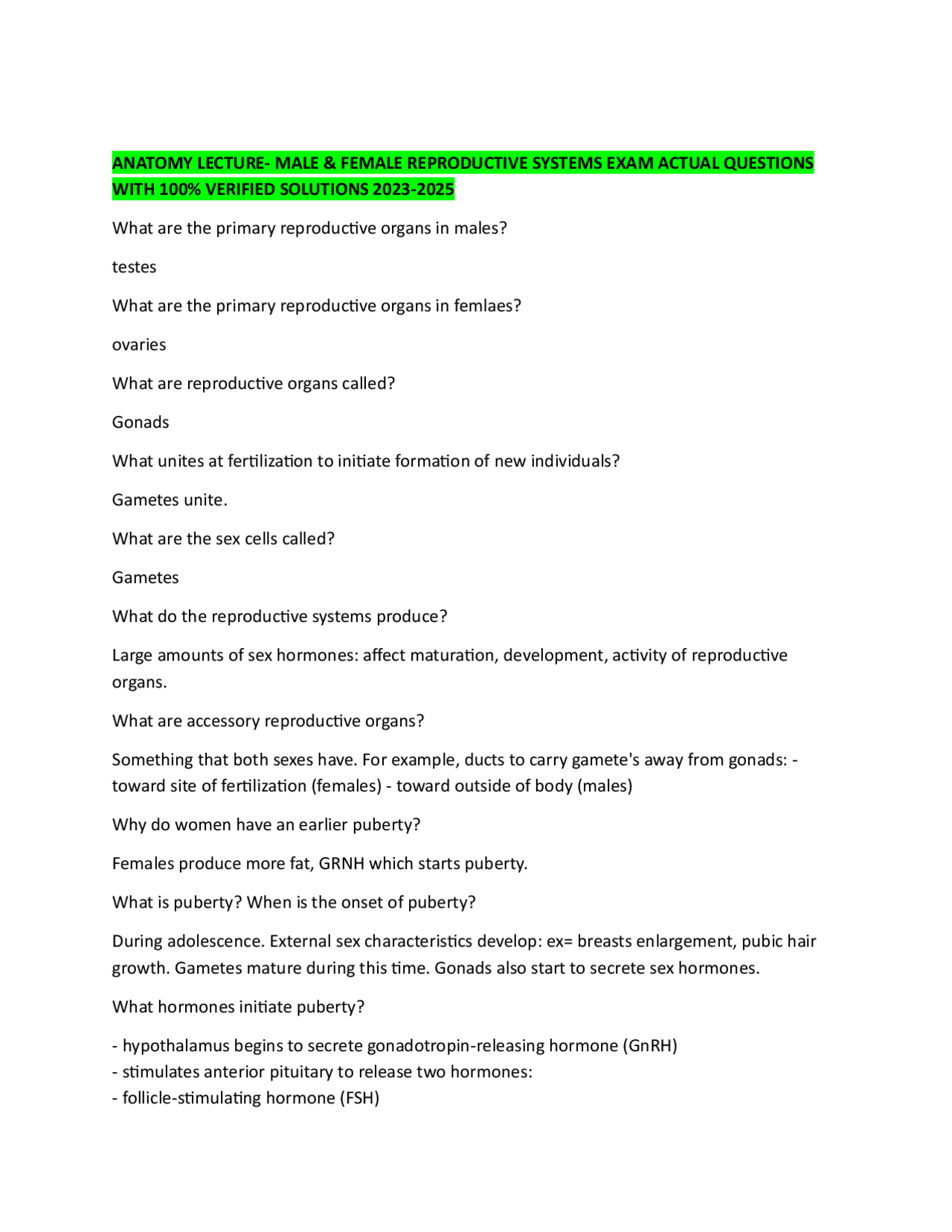 Human Reproductive System: Anatomy, Gametogenesis, and Spermatogenesis ...