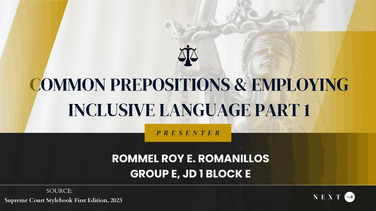 Legal Writing and Inclusive Language: A Guide to Common Prepositions ...