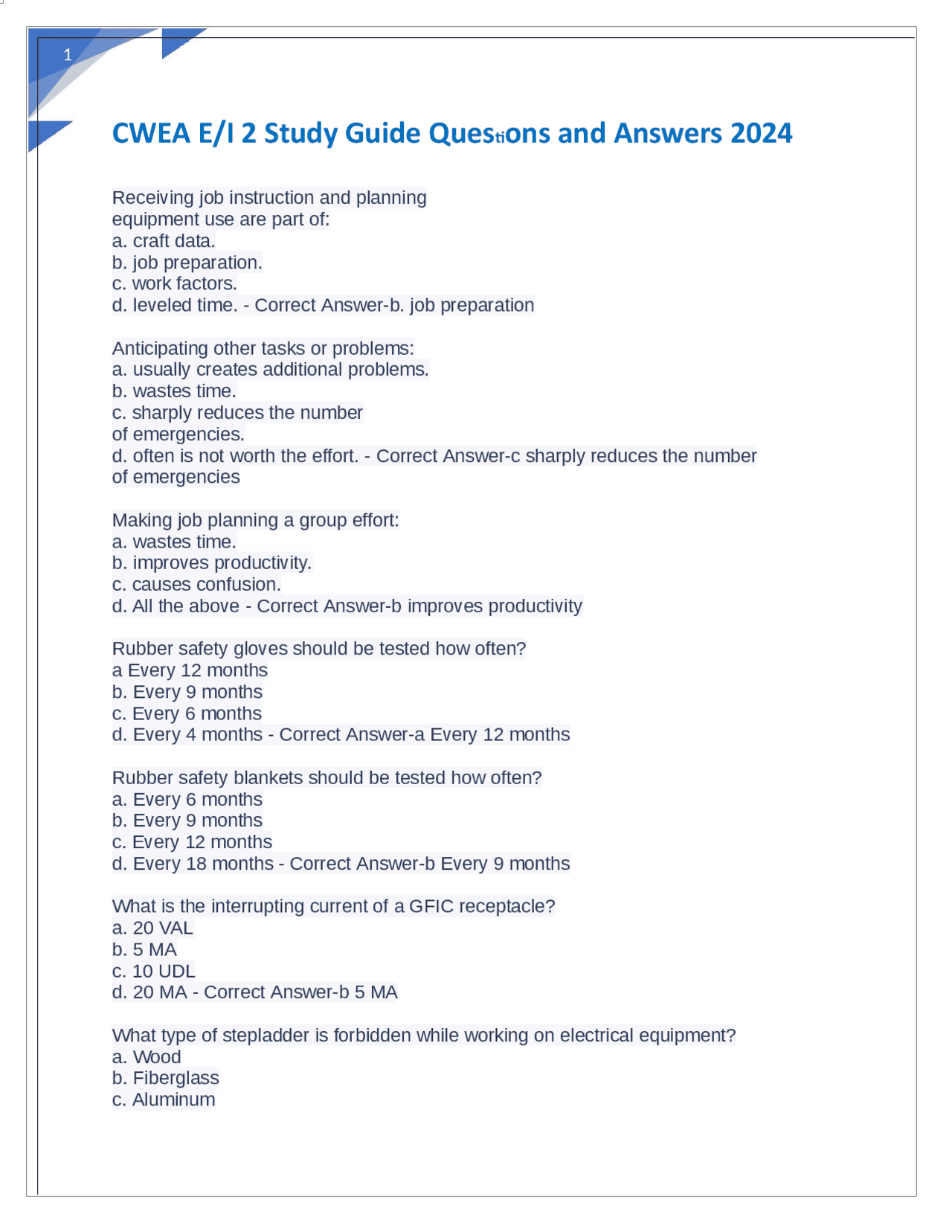 Electrical Engineering Quiz: Questions and Answers | Exams Nursing ...