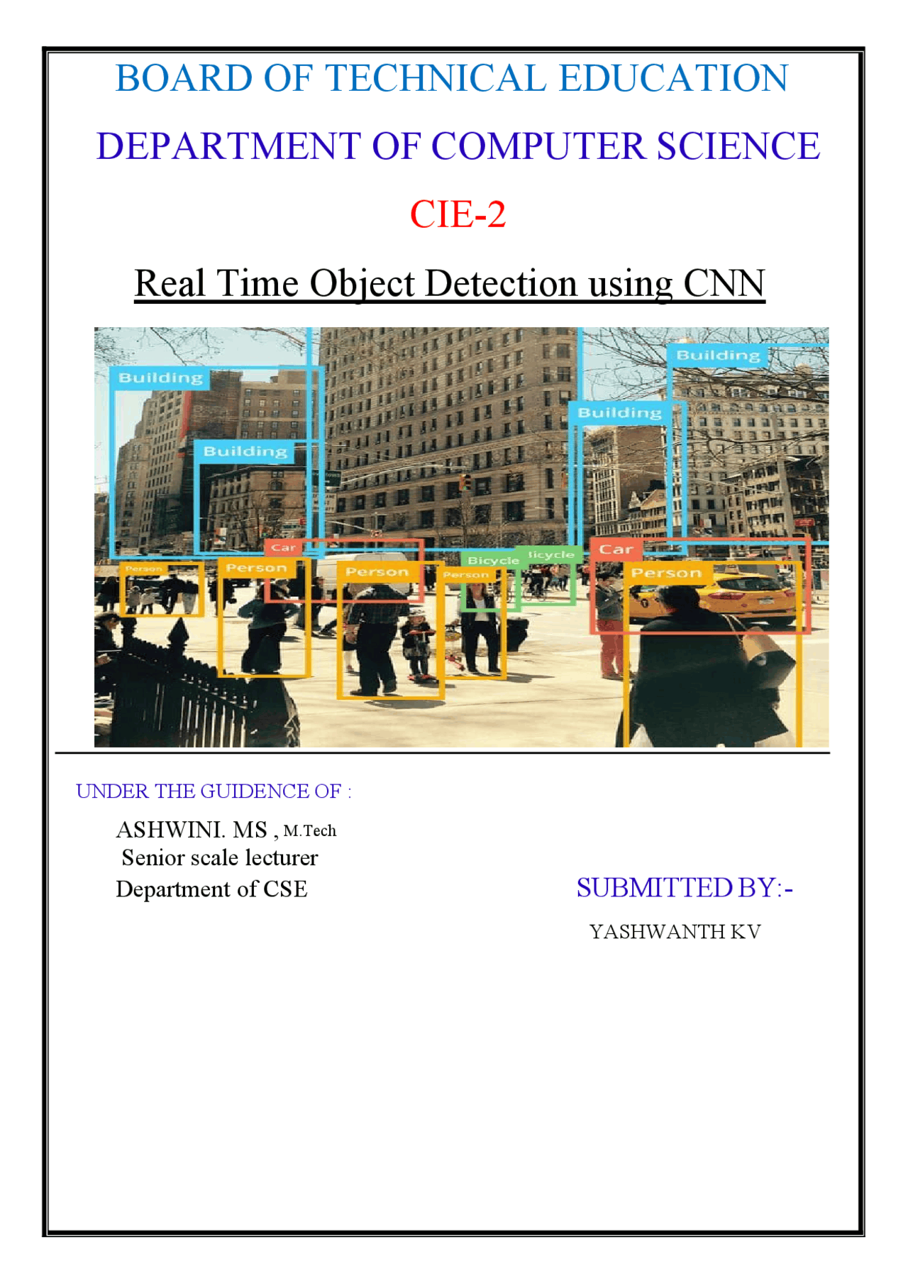 Real-Time Object Detection using MobileNet SSD: A Comprehensive Report | Study Guides, Projects ...