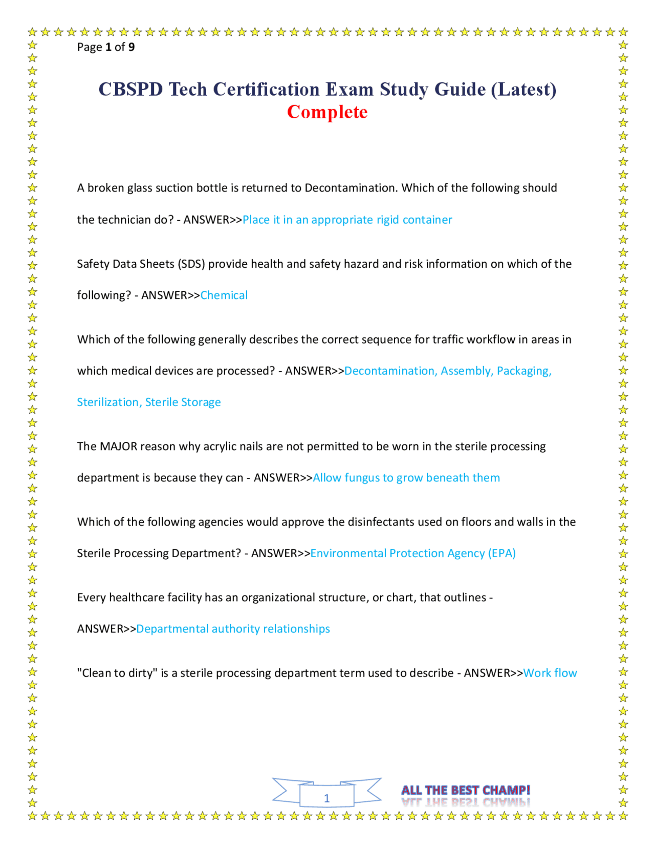 cbspd technician study guide