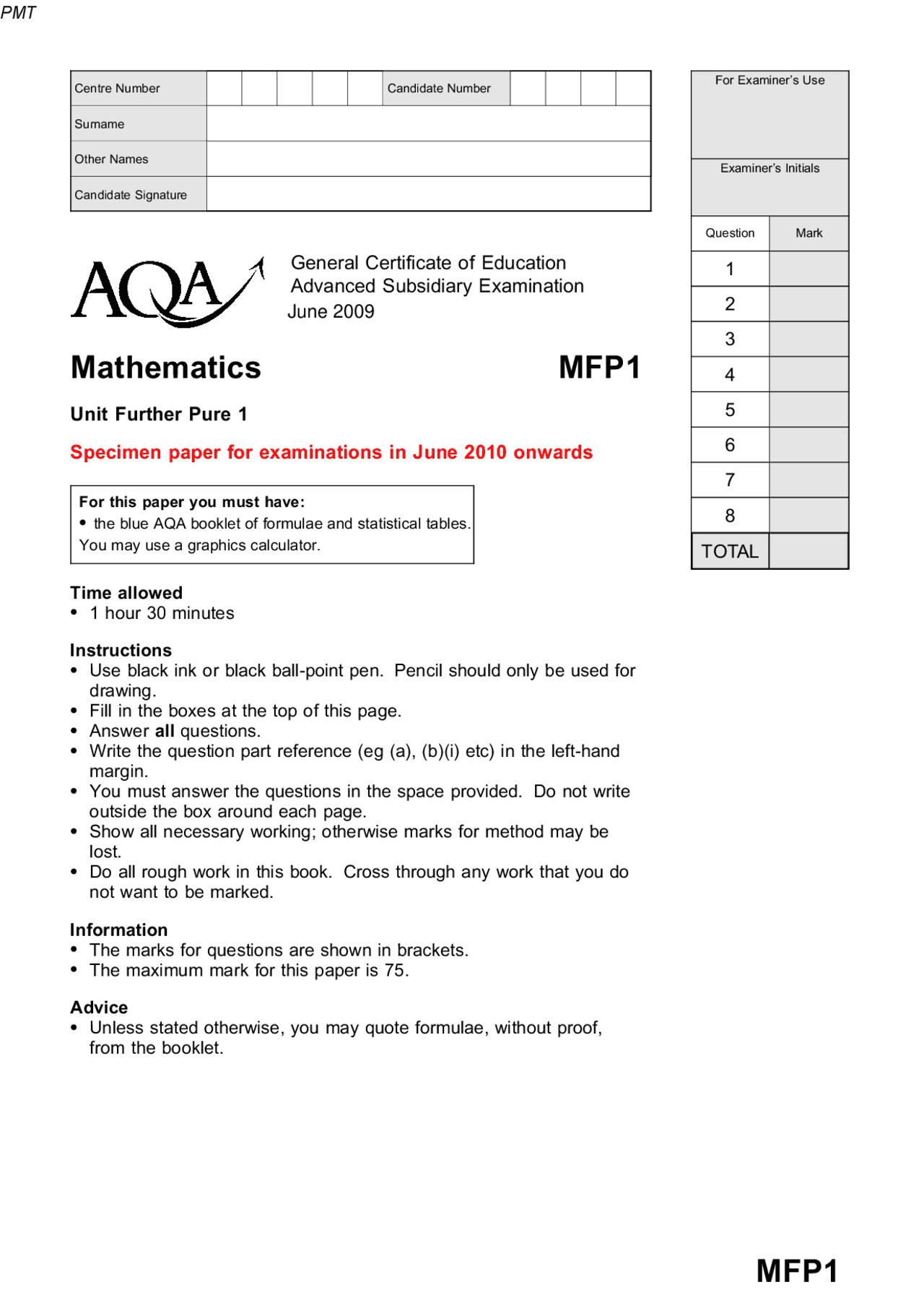 MS for paper done long time ago | Study notes Mathematics | Docsity