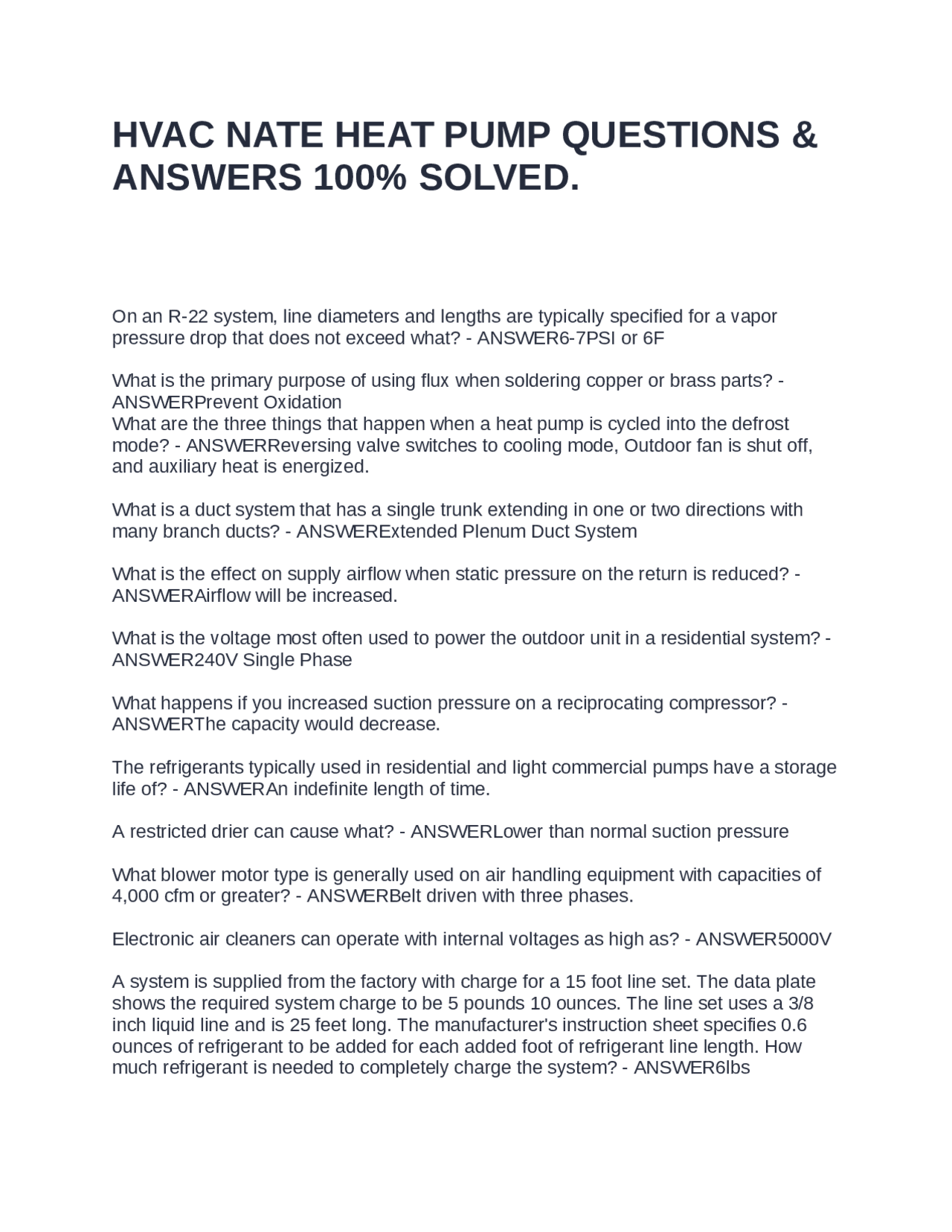 HVAC Heat Pump Questions & Answers: A Comprehensive Guide for ...