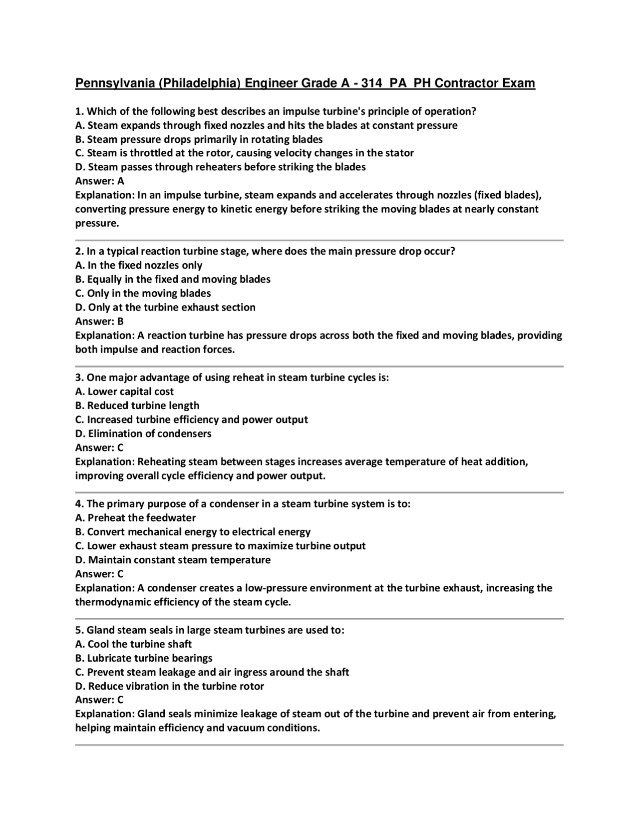 Pennsylvania (Philadelphia) Engineer Grade A - 314_PA_PH Contractor ...