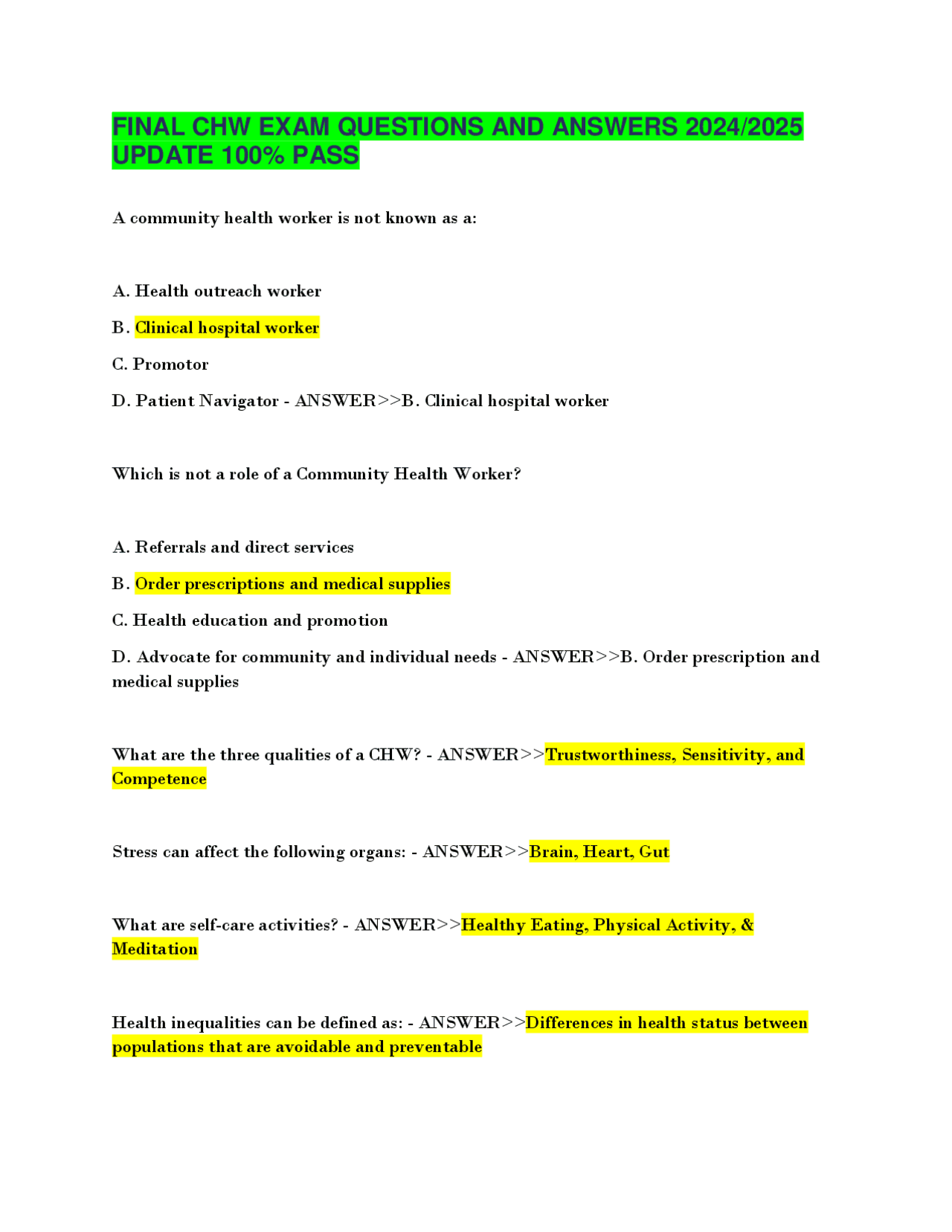 ACI Written Exam With Questions And Veried Answers Already Graded A+ ...