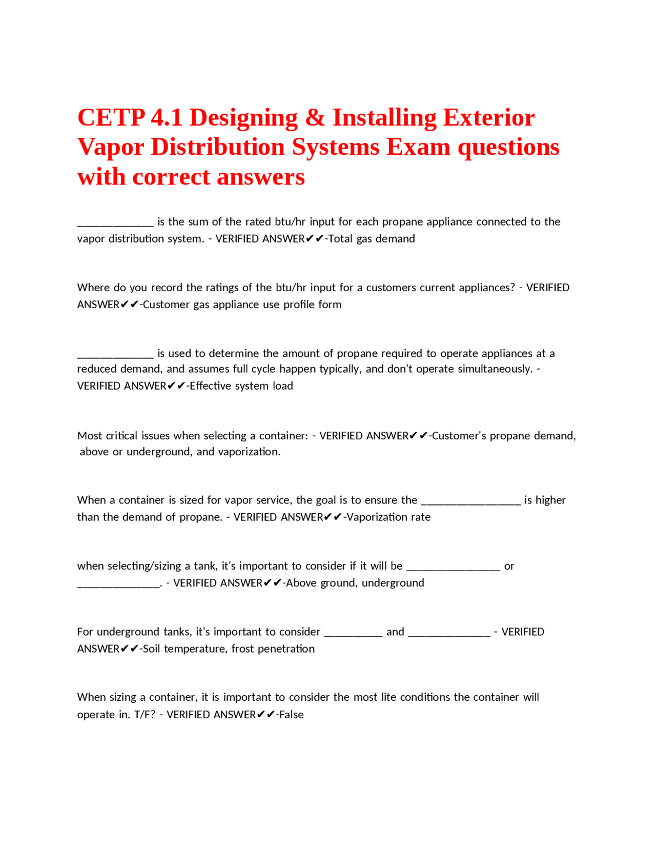 CETP 4.1 Designing & Installing Exterior Vapor Distribution Systems ...