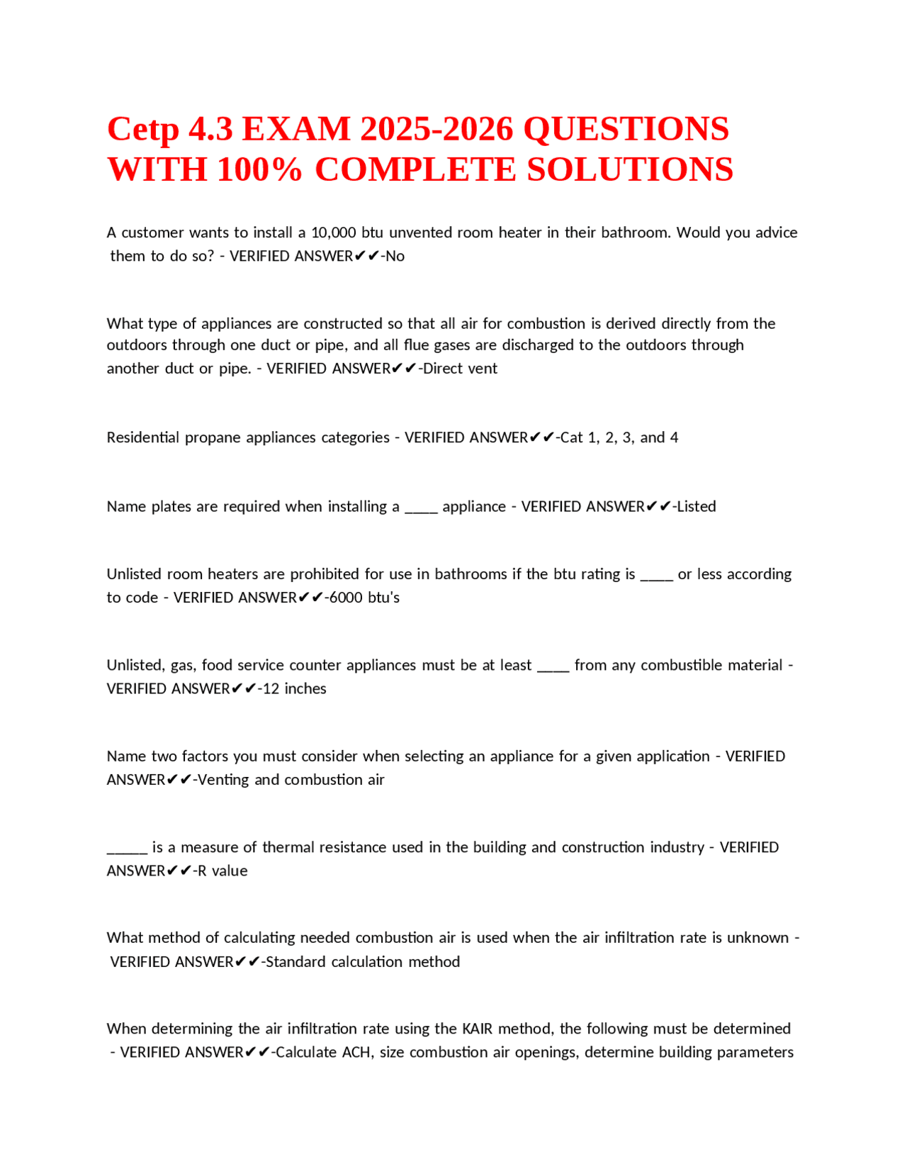Cetp 4.3 EXAM 2025-2026 QUESTIONS WITH 100% COMPLETE SOLUTIONS. | Exams ...