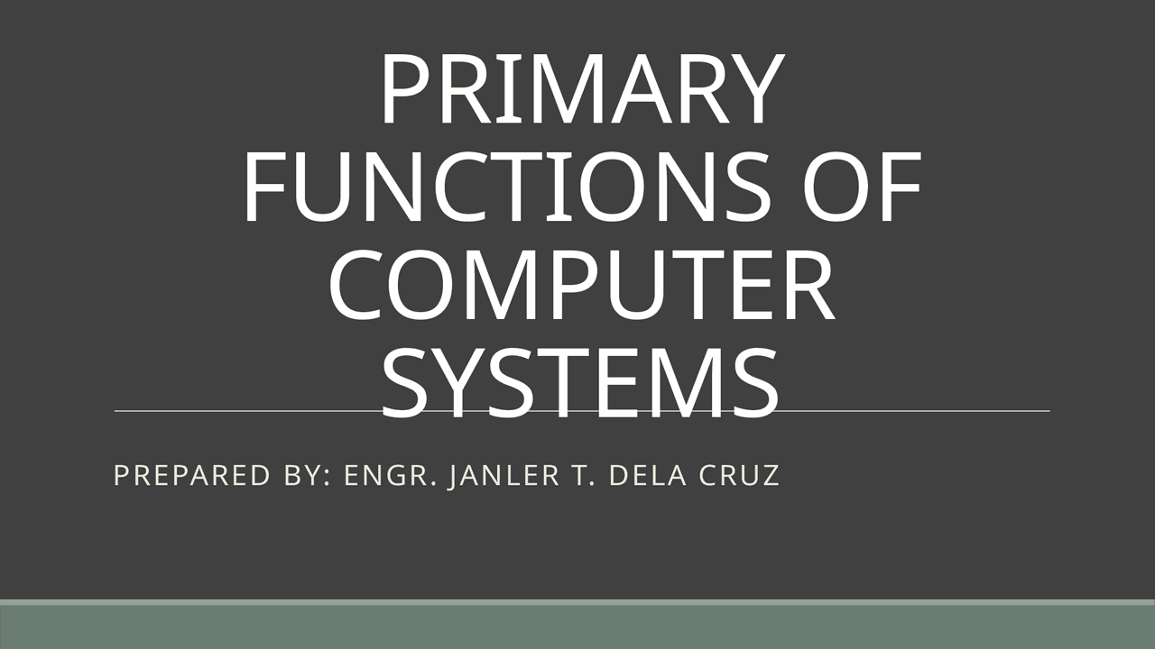 COMPUTER-SYSTEMS-Intro-to-computing.pptx | Lecture notes Introduction ...